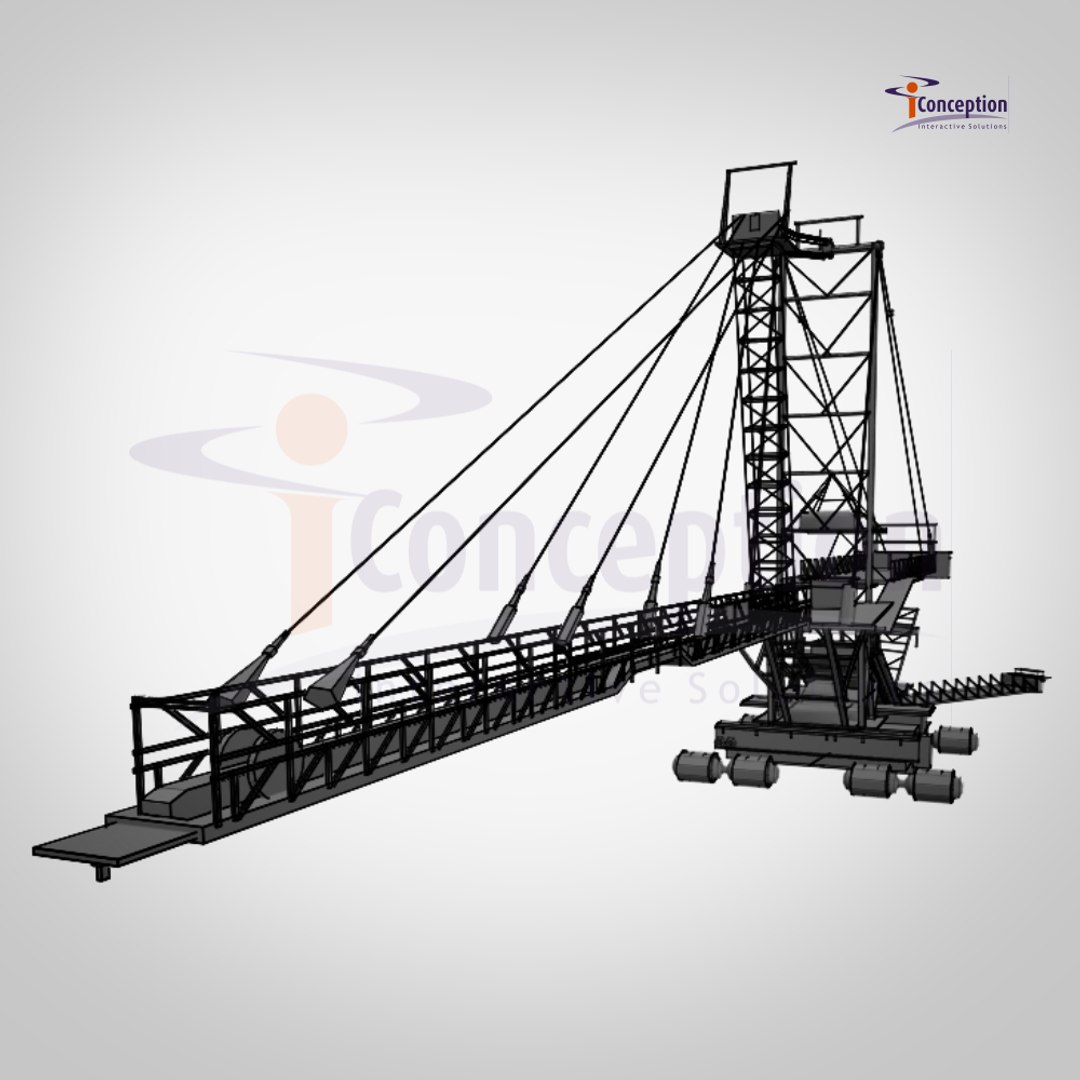 3ds Dragline Excavator
