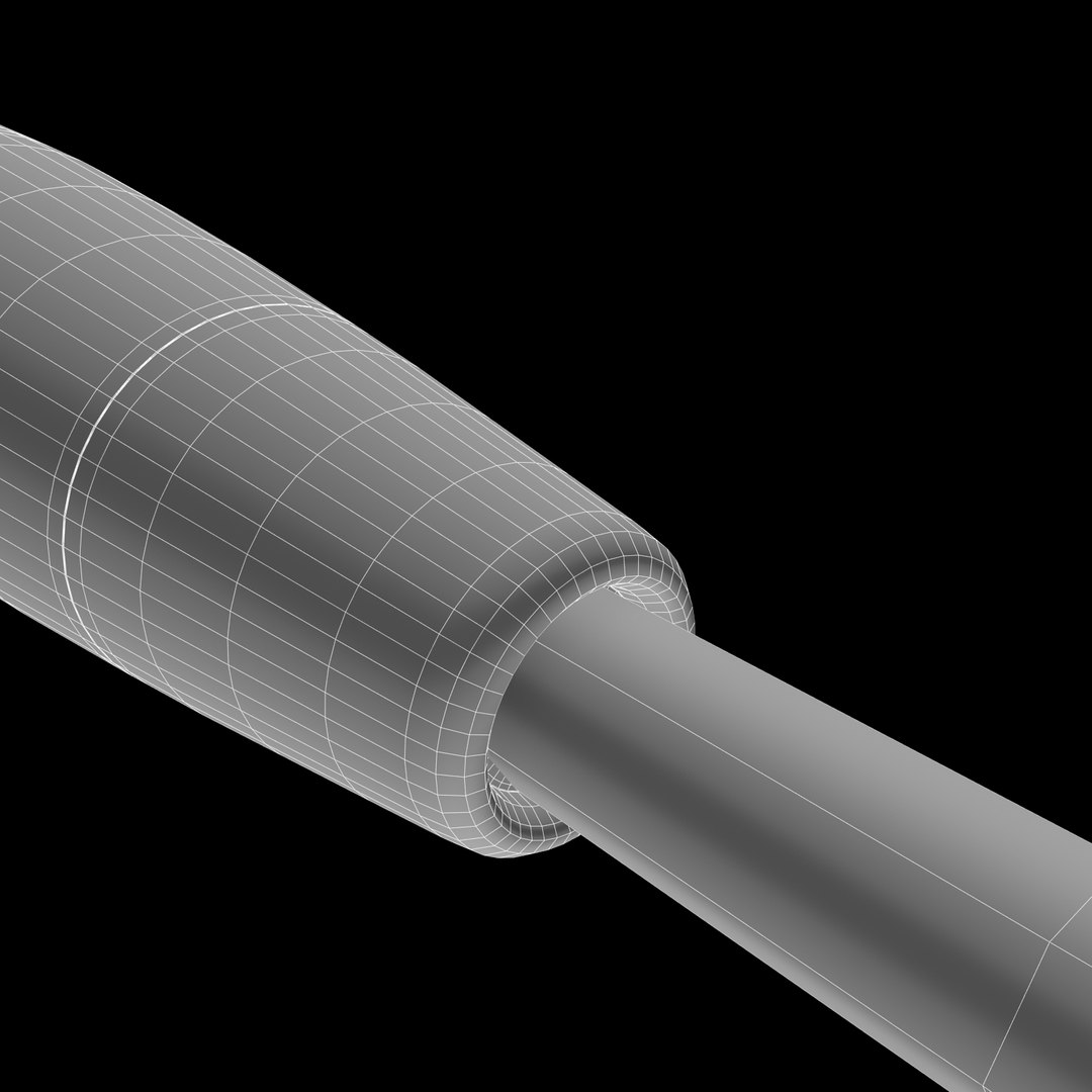 3d Max Rigged Microphone Xlr Cable