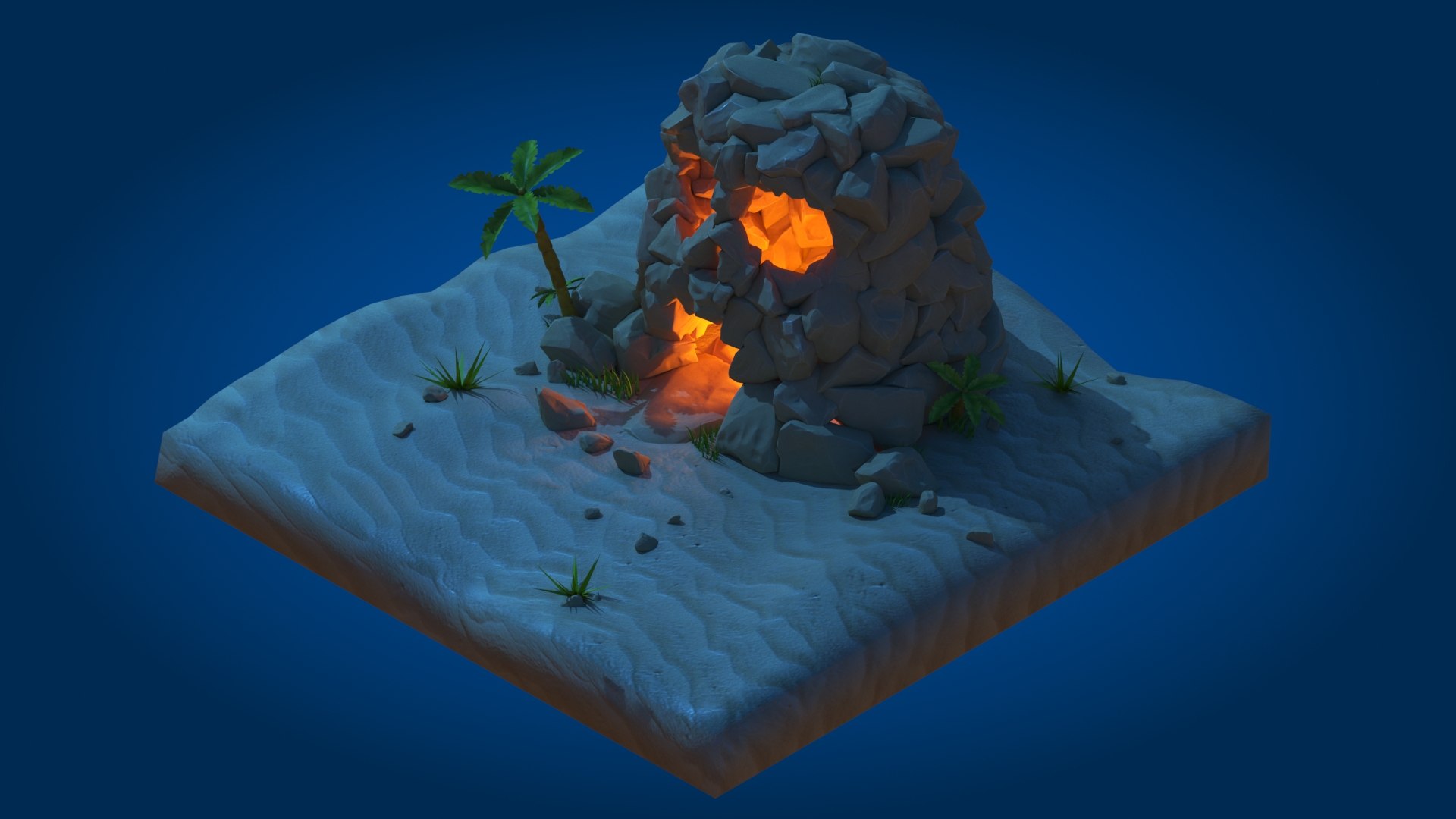 Skull Cave 3D Model - TurboSquid 2142341