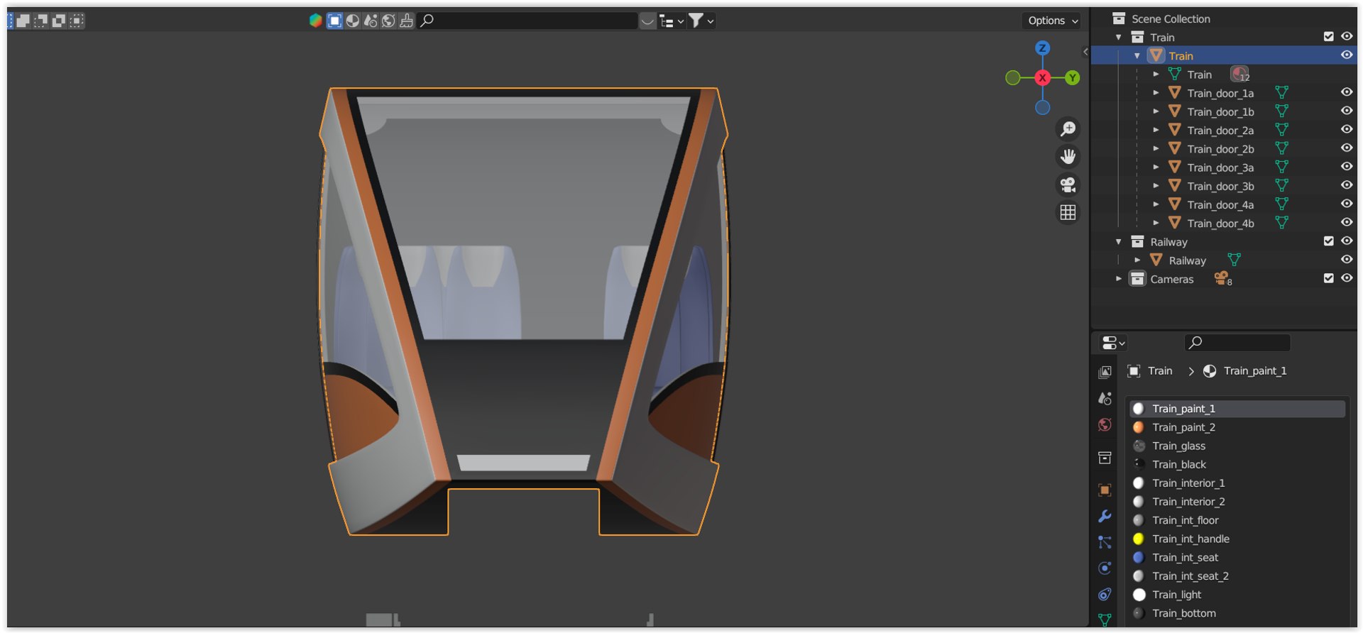 3D Monorail Train Concept 2023 III - TurboSquid 2095680