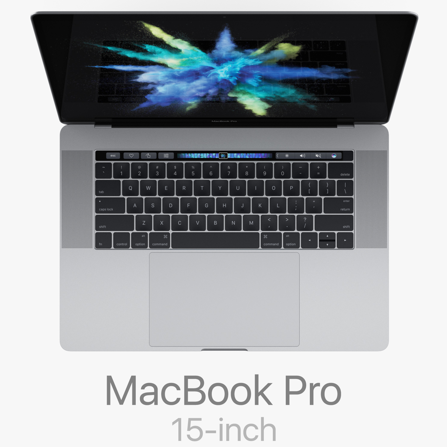 macbook pro 15-inch touch 3d model