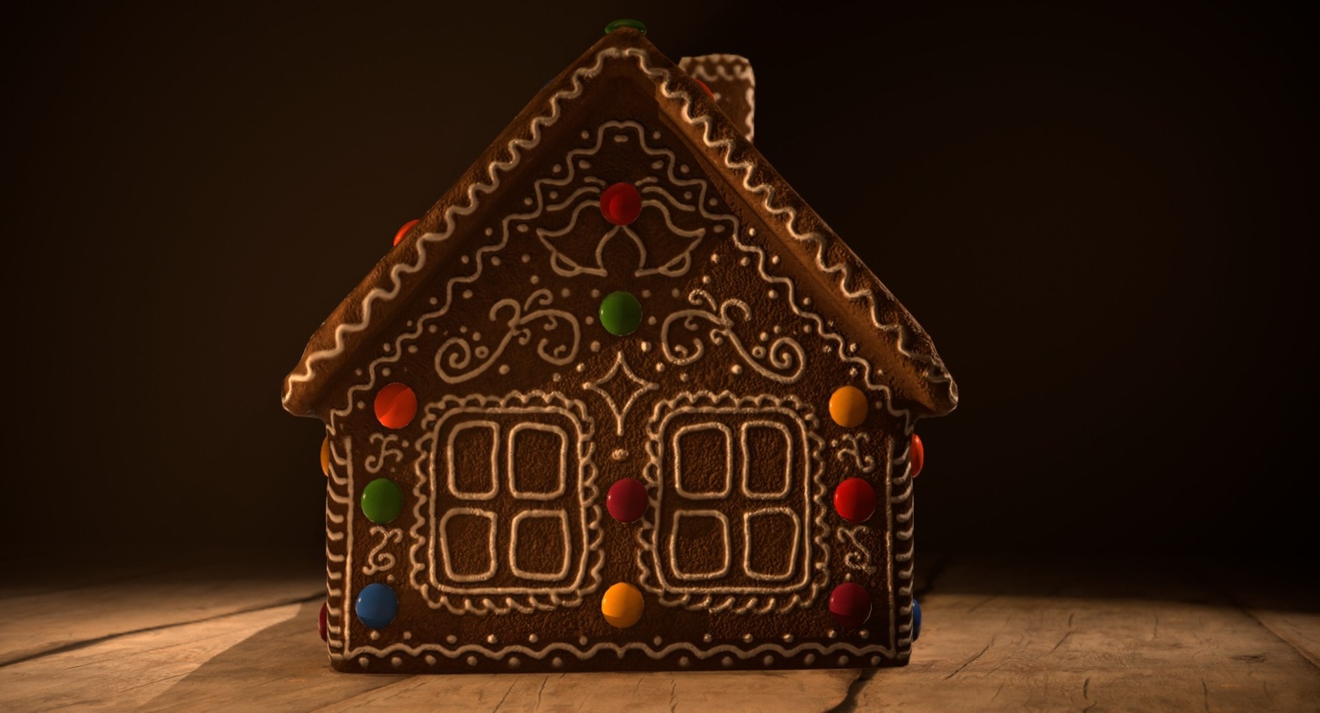 gingerbread house 3d 3ds