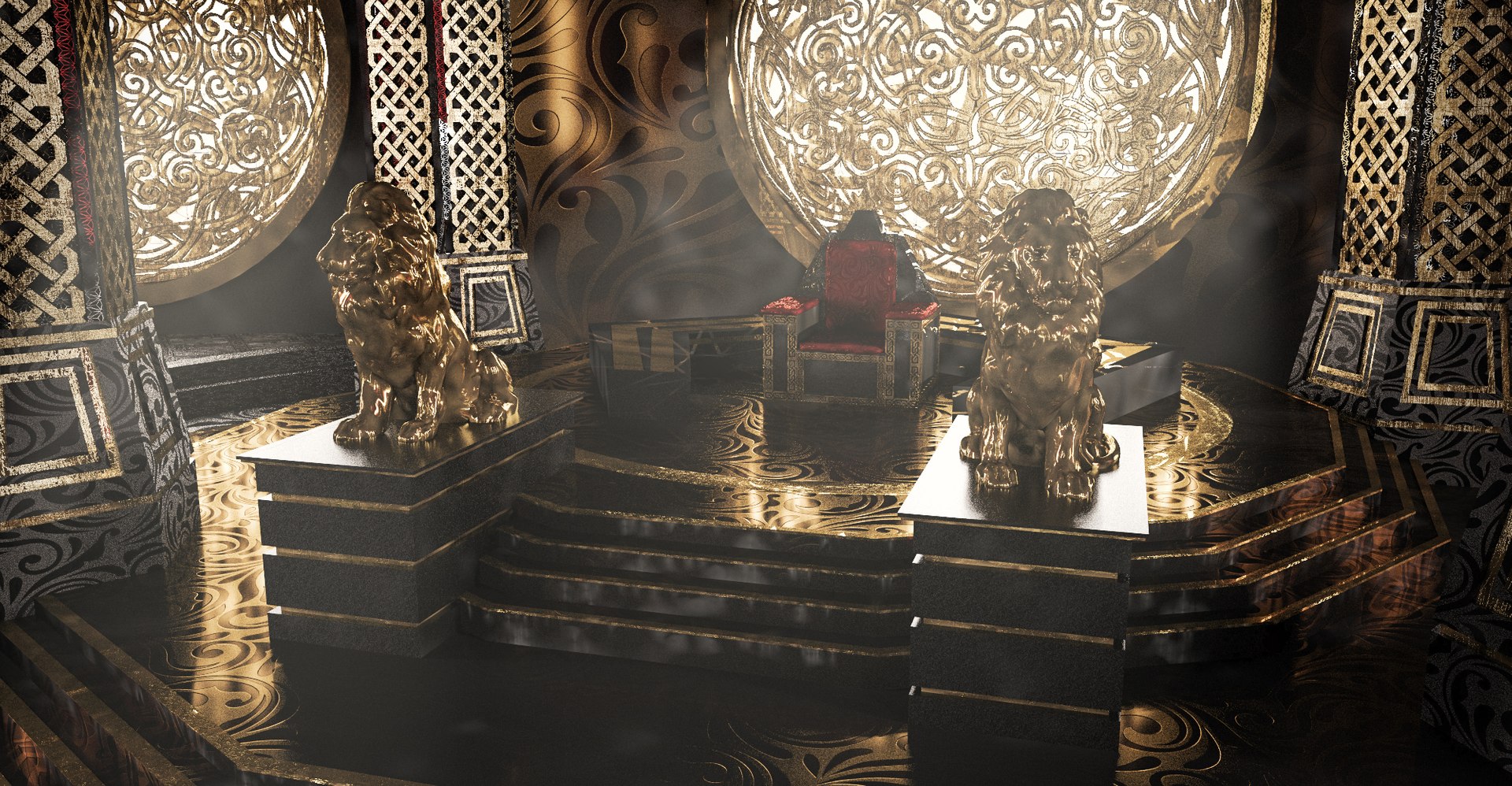 Royal Hall Interior Model - TurboSquid 1290734