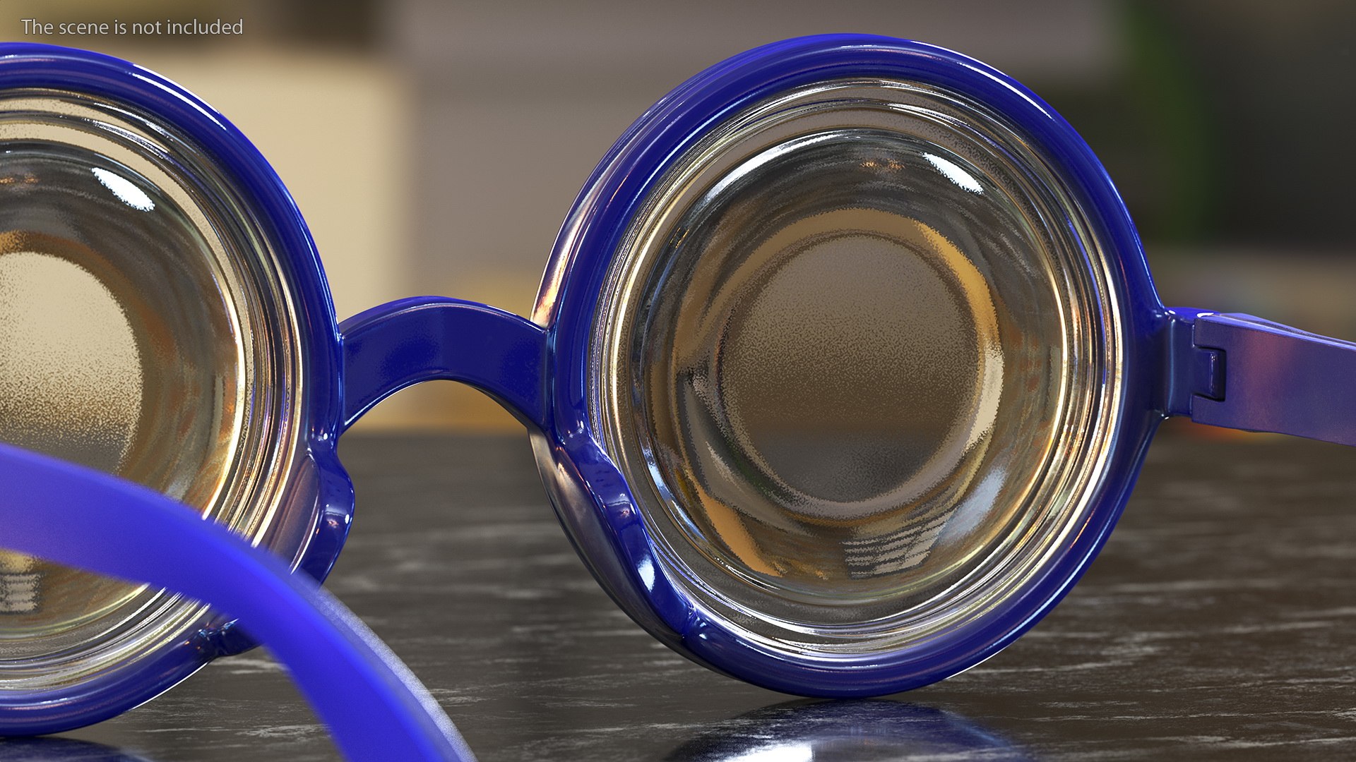 Blue Nerd Glasses 3D Model - TurboSquid 1909082