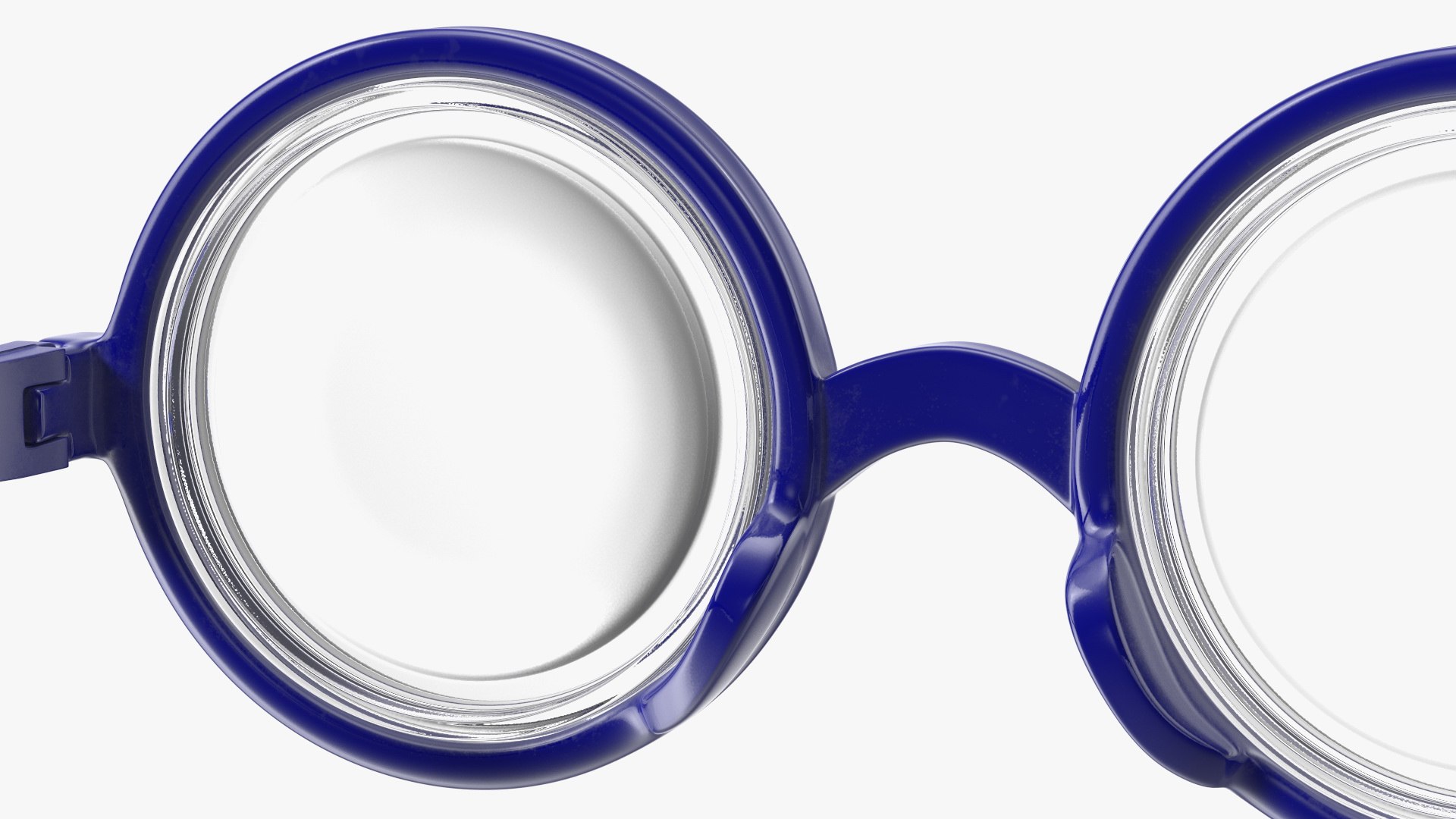 Blue Nerd Glasses 3d Model Turbosquid 1909082