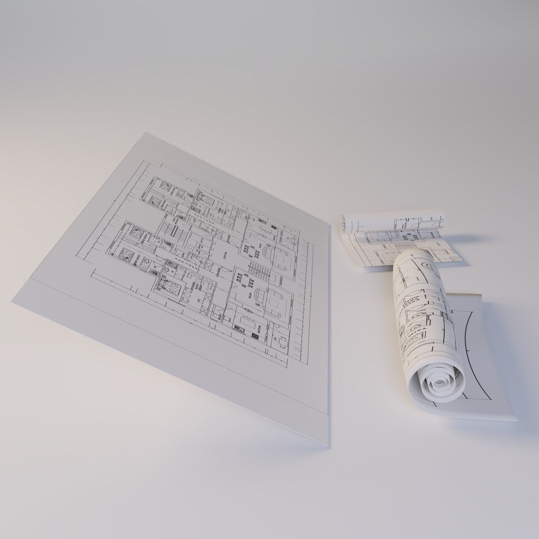 Blueprint 3D Model - TurboSquid 2096738