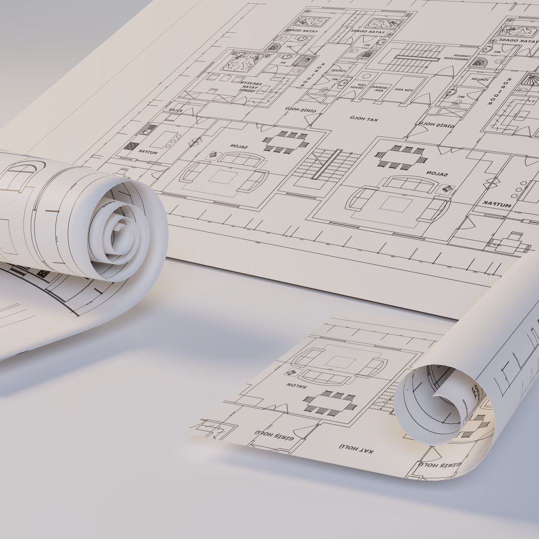 Blueprint 3D Model - TurboSquid 2096738