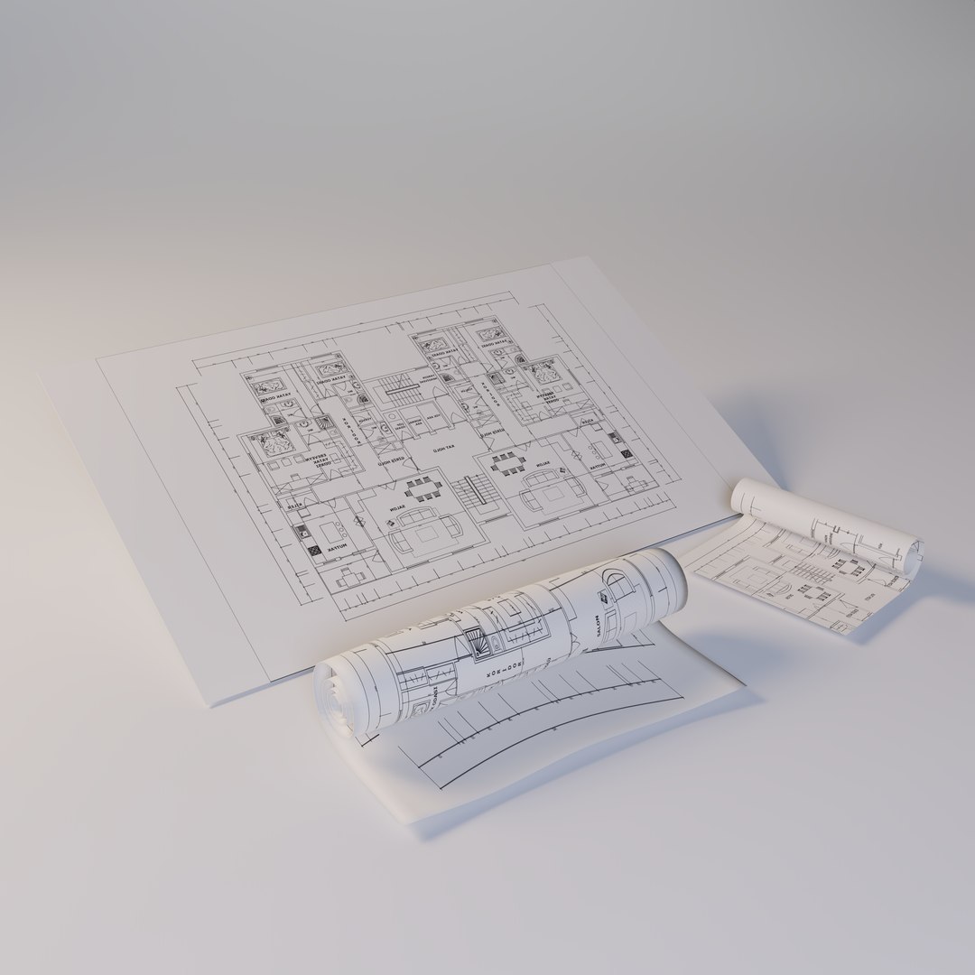 Blueprint 3D Model - TurboSquid 2096738