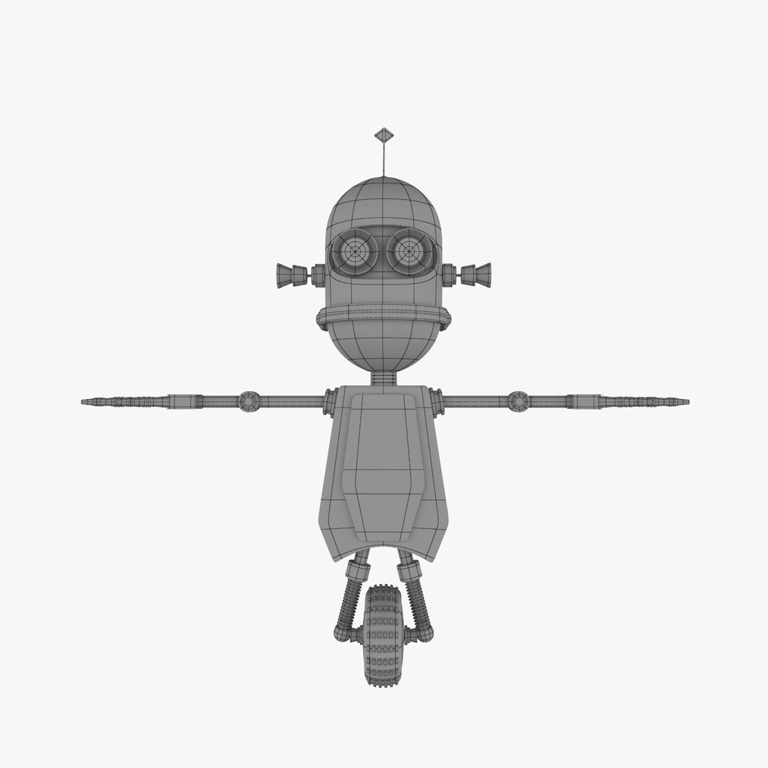 3d cartoon robot