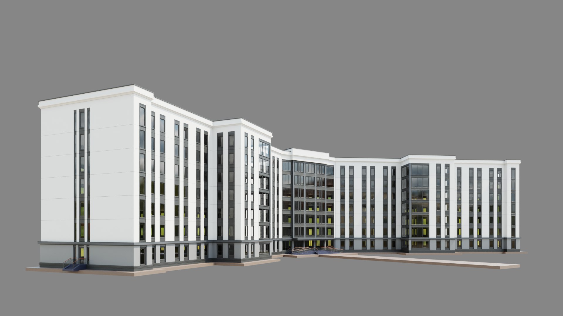 University Building Model - TurboSquid 2029091