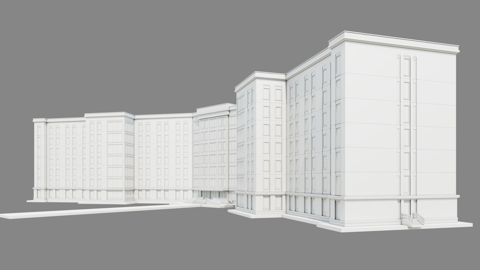 University Building Model - TurboSquid 2029091