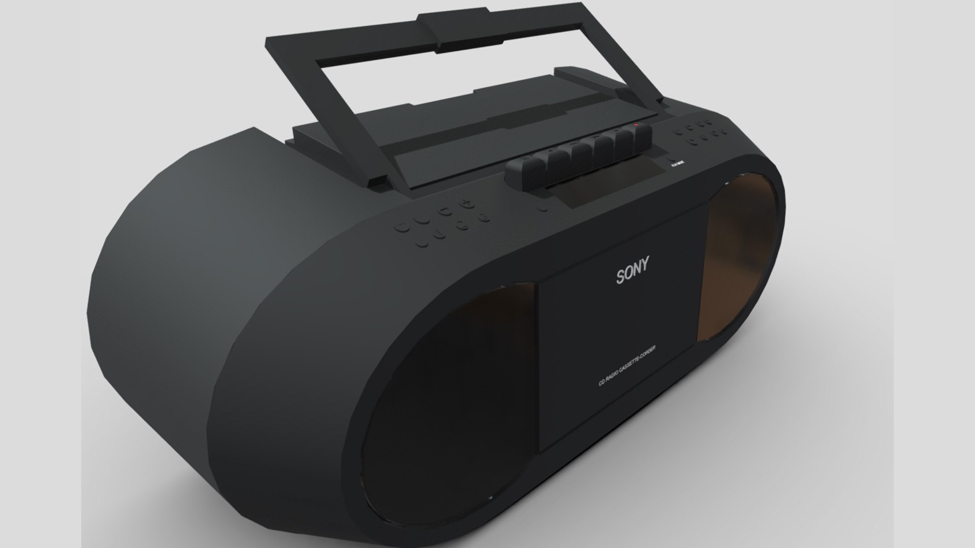 Radio Cassette 3D Model - TurboSquid 2175457