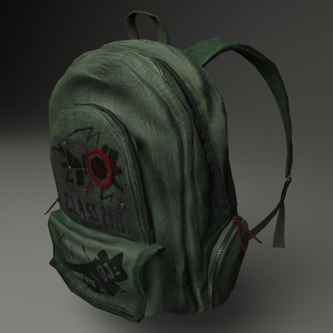 3d backpack contains