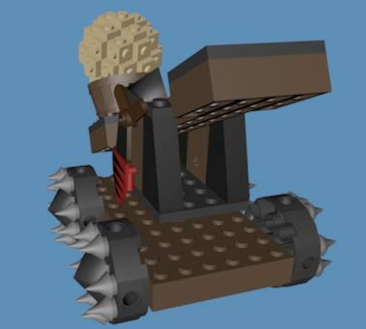 Lego Catapult 3d 3ds