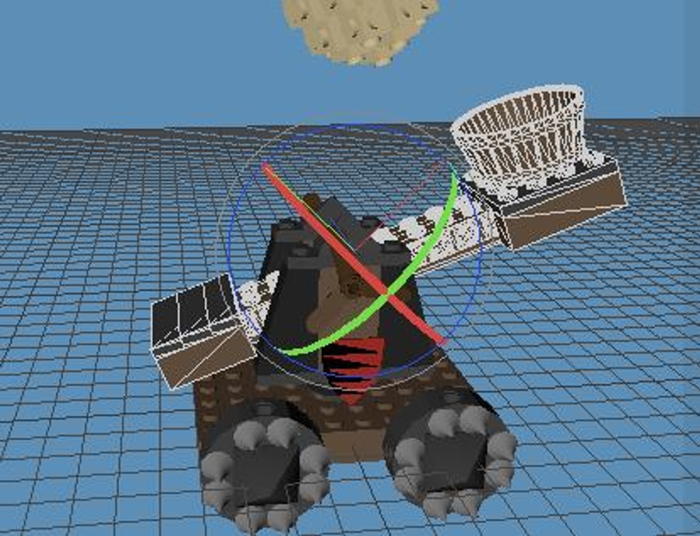 Lego Catapult 3d 3ds