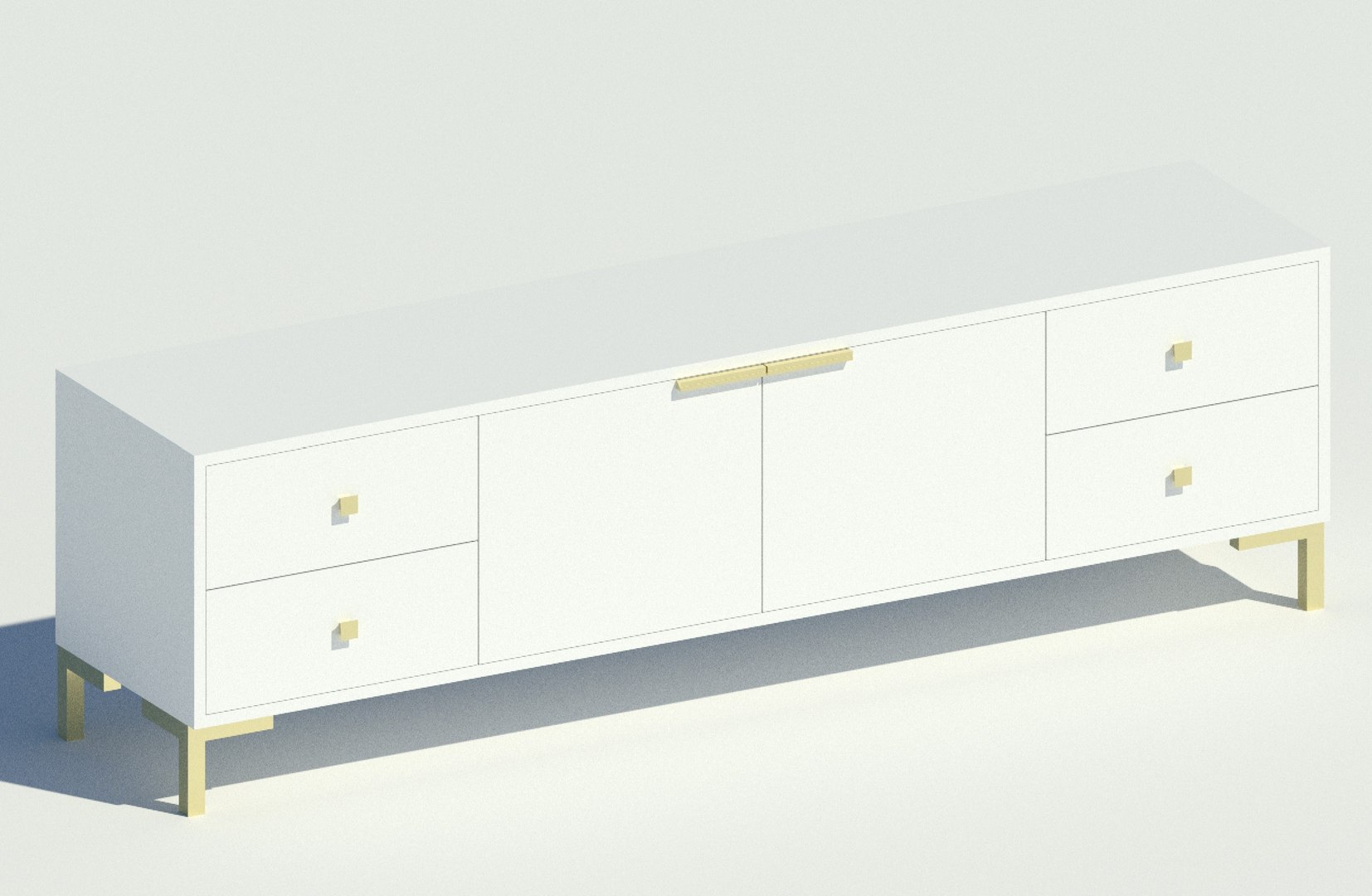 modèle 3D de Buffet Revit Fancy - TurboSquid 2484643