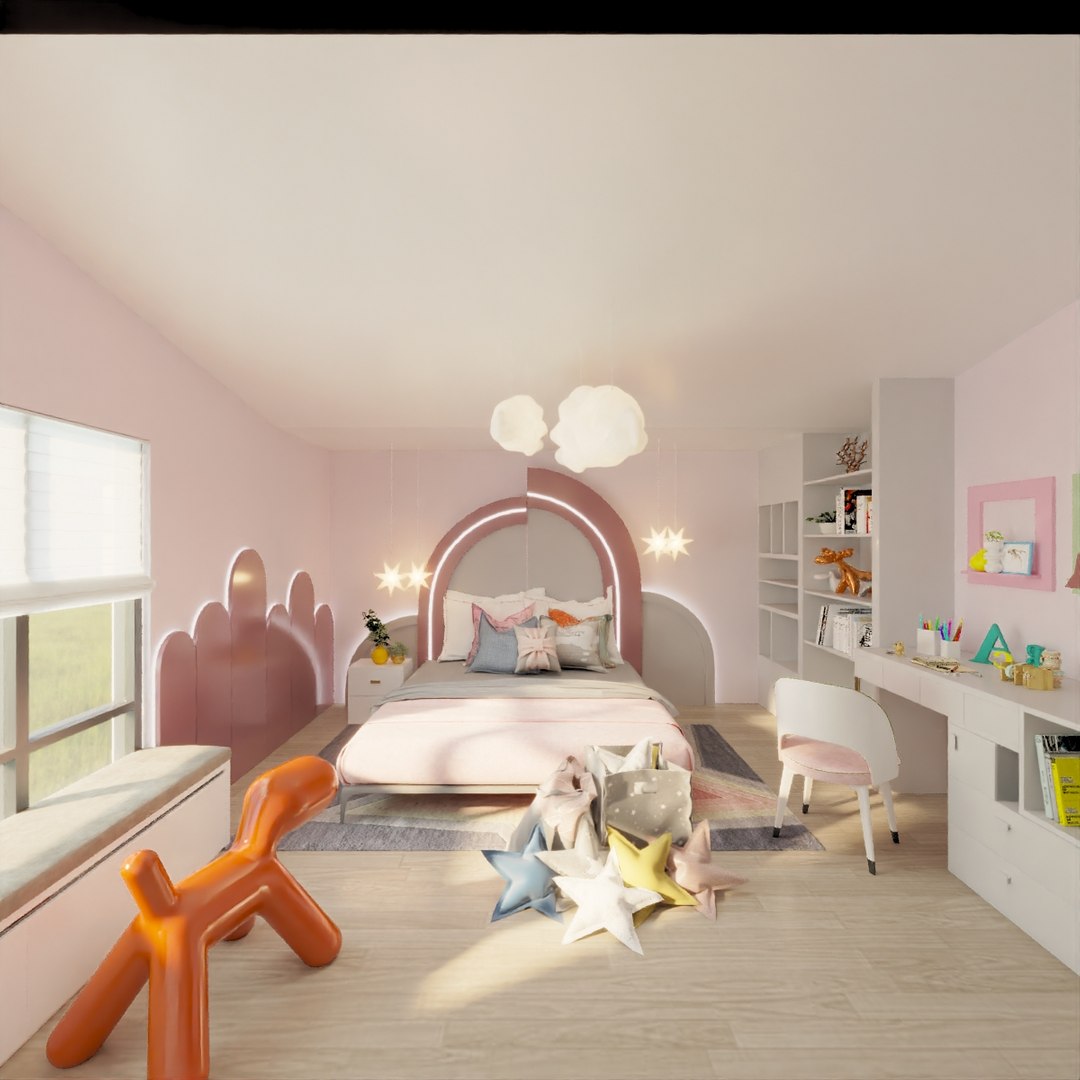 Children Room 3D Model - TurboSquid 1712720