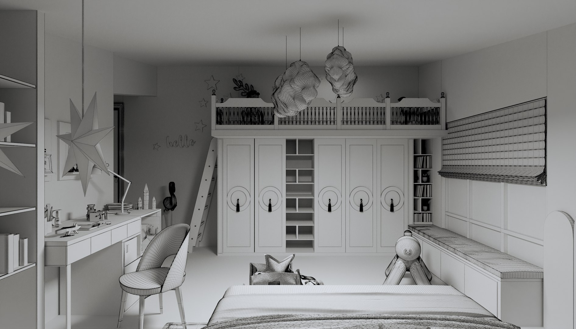 Children Room 3D Model - TurboSquid 1712720