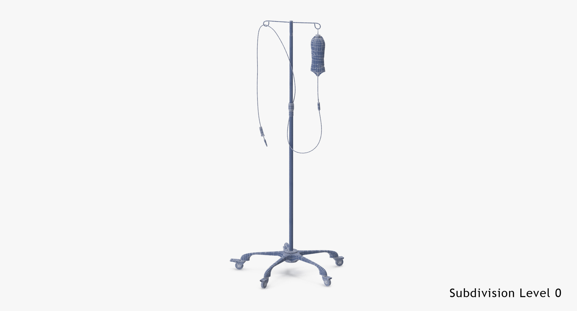 3d model hospital iv stand