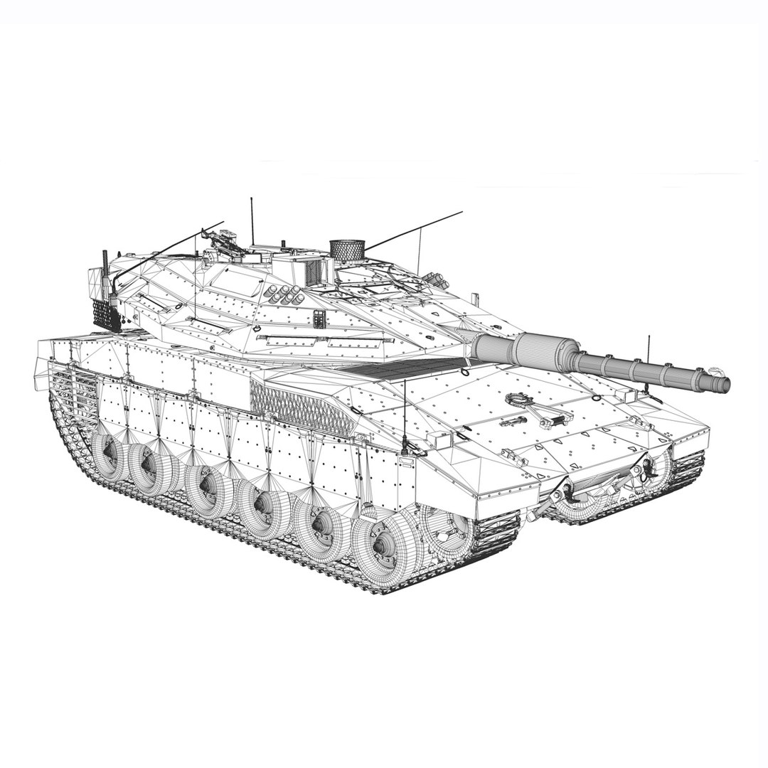 Merkava Iv Battle Tank 3ds
