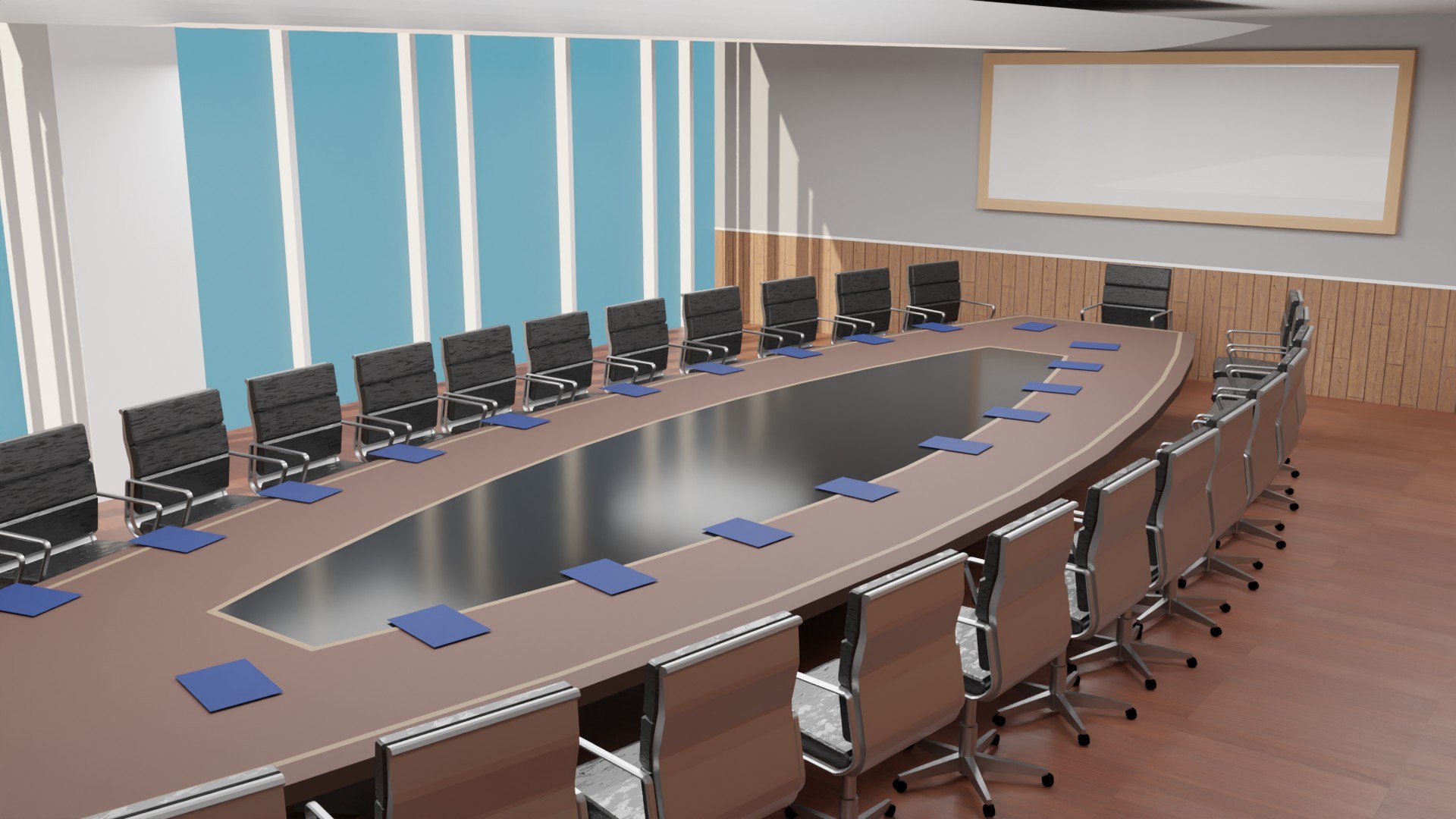 Board Meeting Room 3D model - TurboSquid 2001999