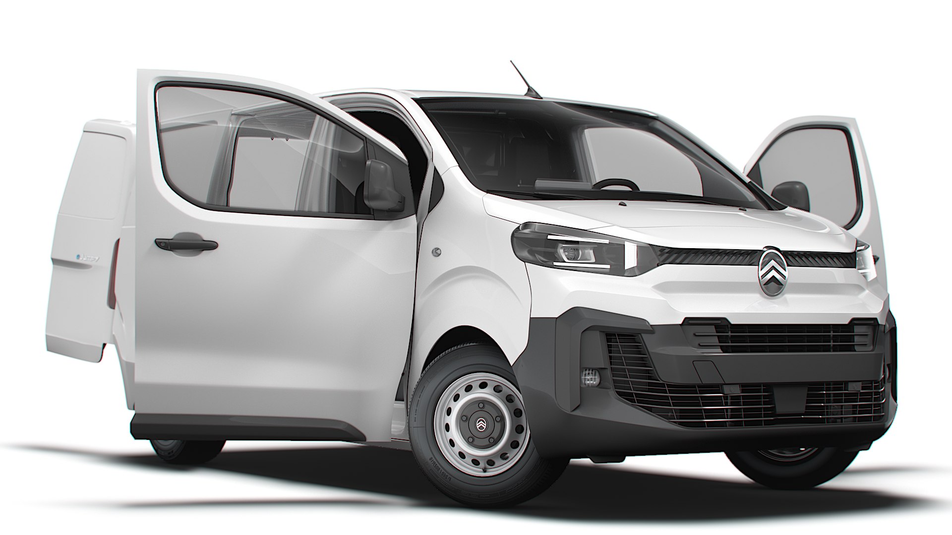 3D Citroen E Jumpy Van L1 HQ Interior 2024 - TurboSquid 2258878