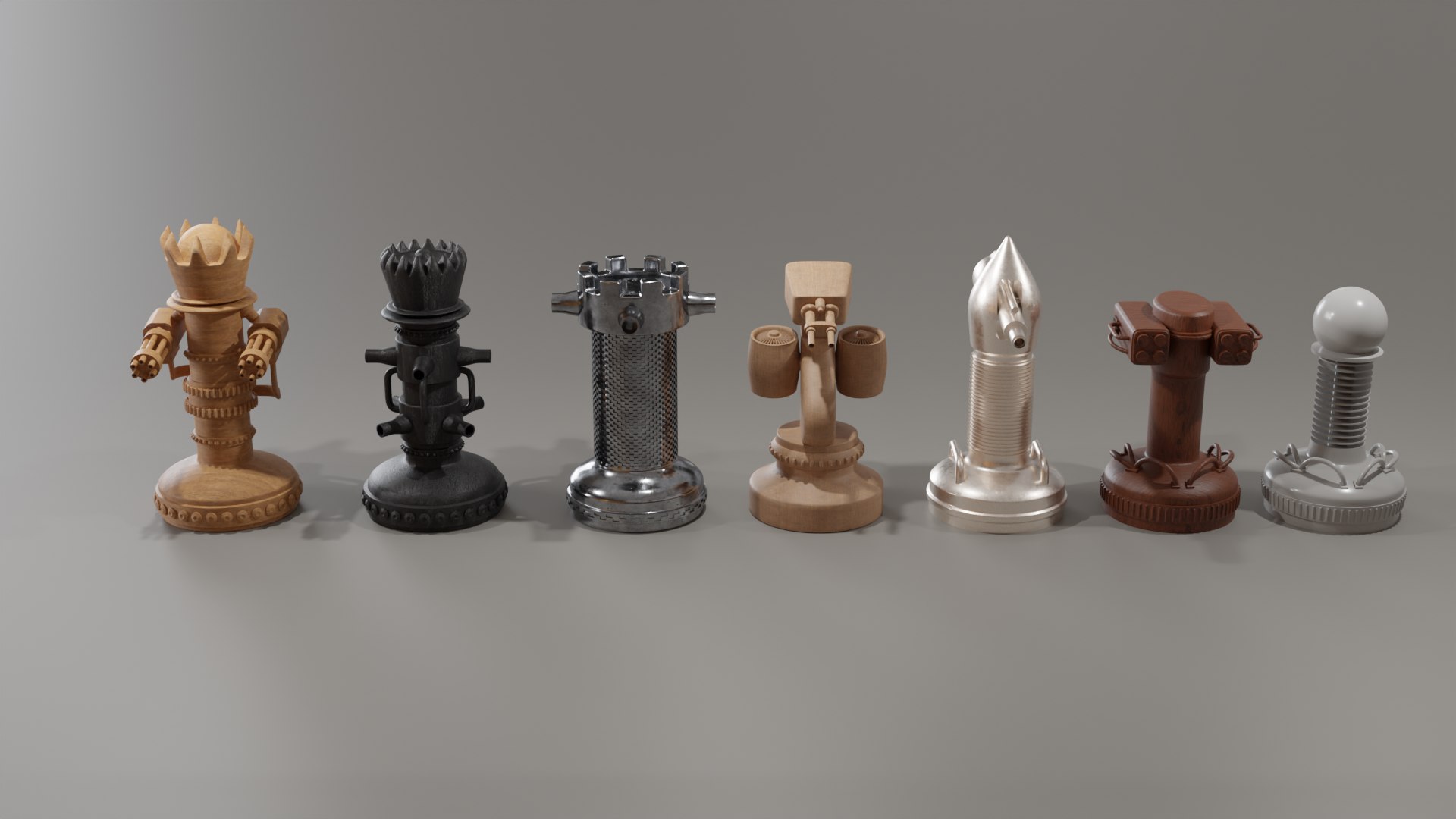 3D Military Style Chess - TurboSquid 1898439