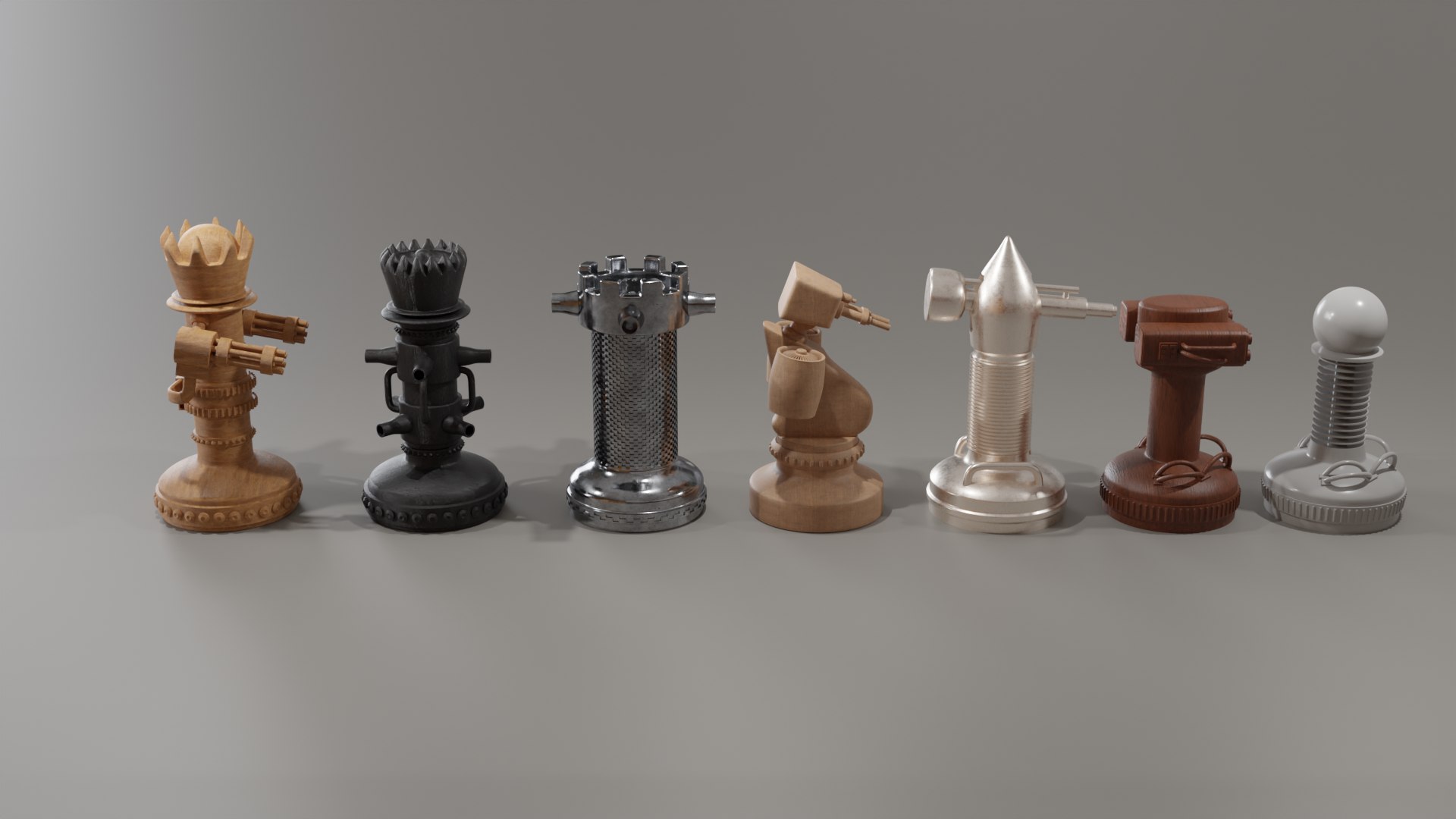 3D Military Style Chess - TurboSquid 1898439