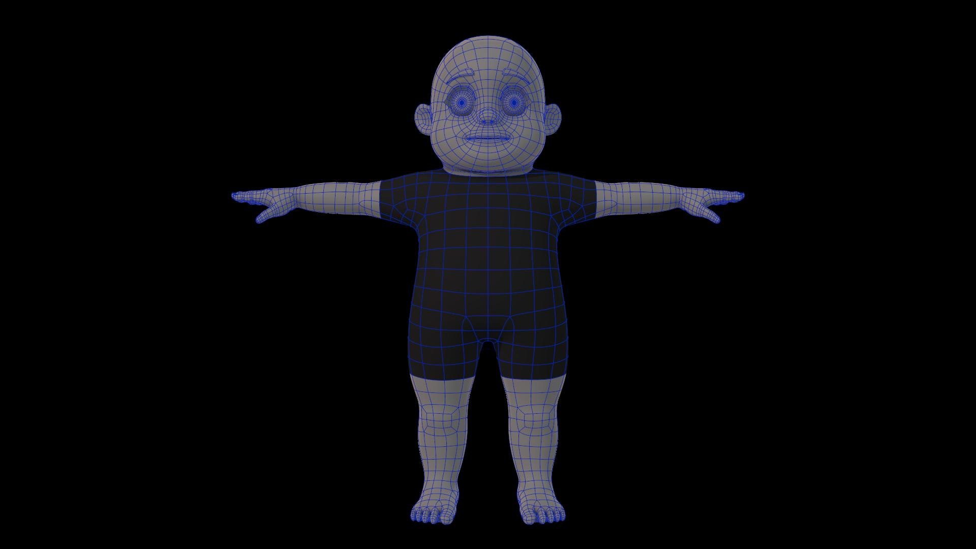 Base Boy Character 3D Model - TurboSquid 1667398