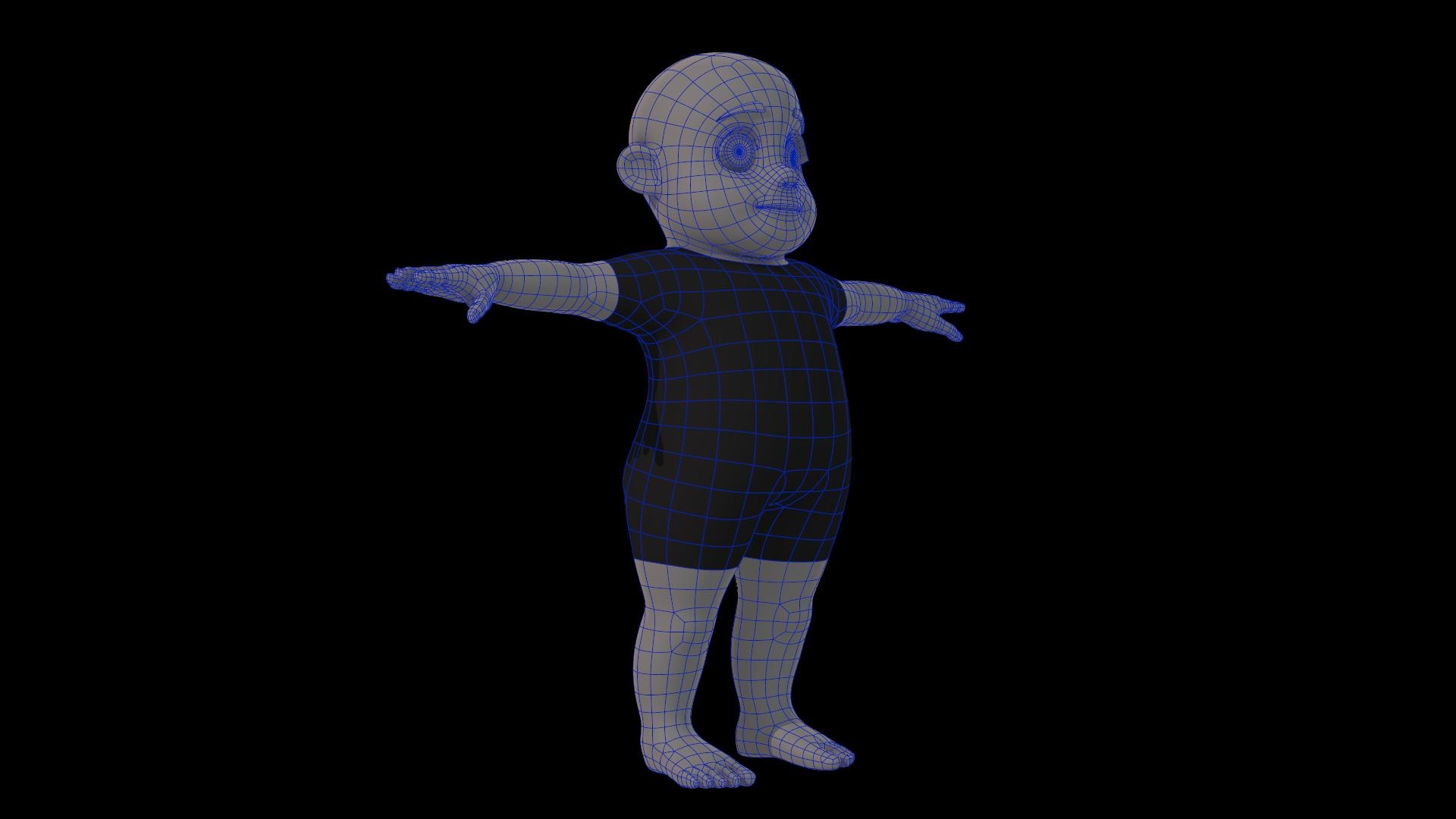 Base Boy Character 3D Model - TurboSquid 1667398