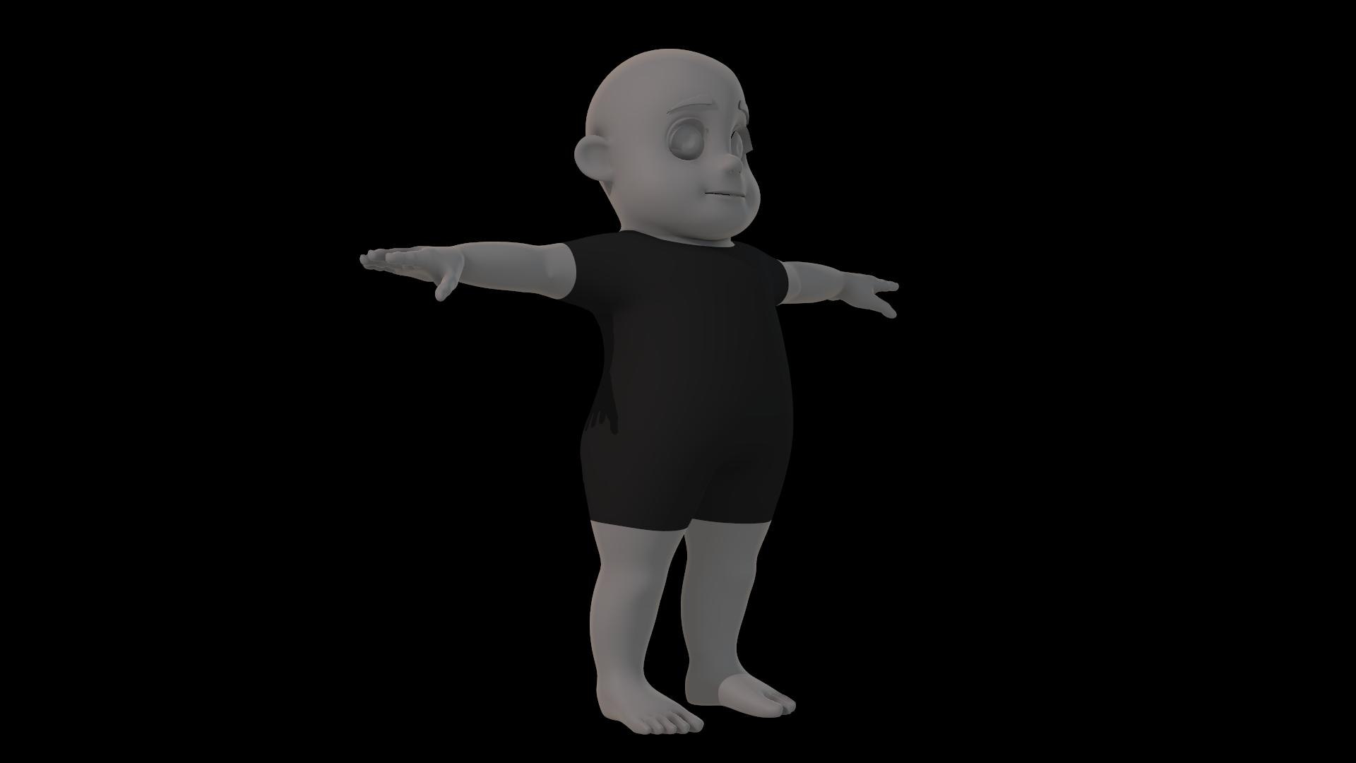 Base boy character 3D model - TurboSquid 1667398