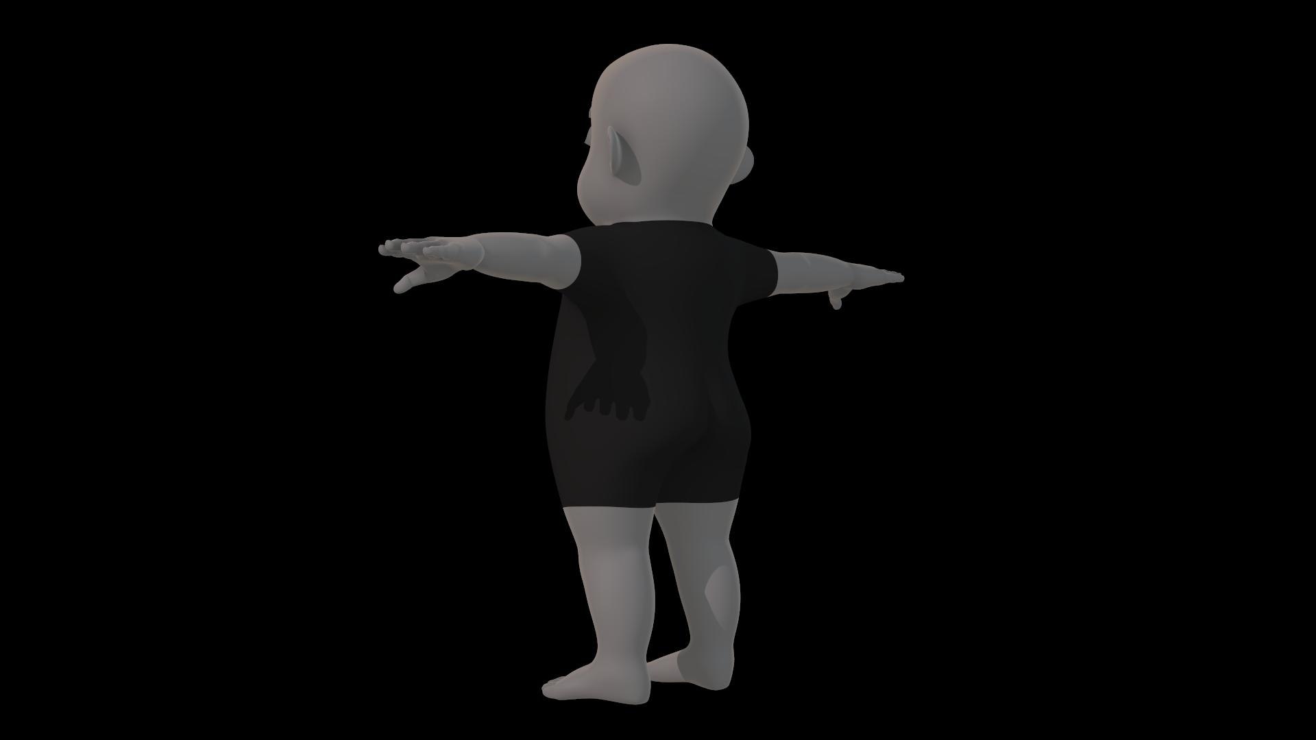 Base Boy Character 3D Model - TurboSquid 1667398