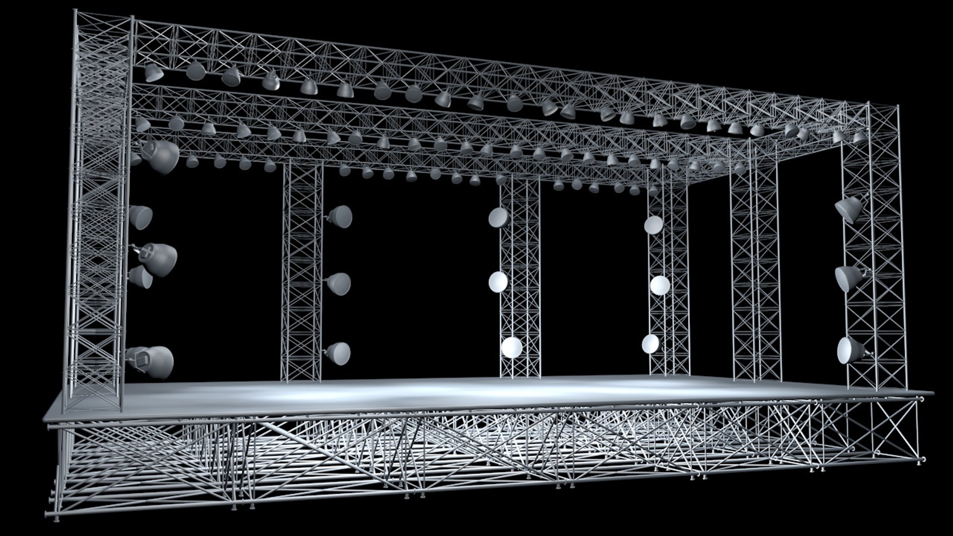 3d Model Concert Stage