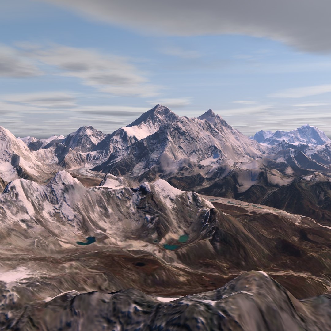 3D Model Mt Everest - TurboSquid 1233268