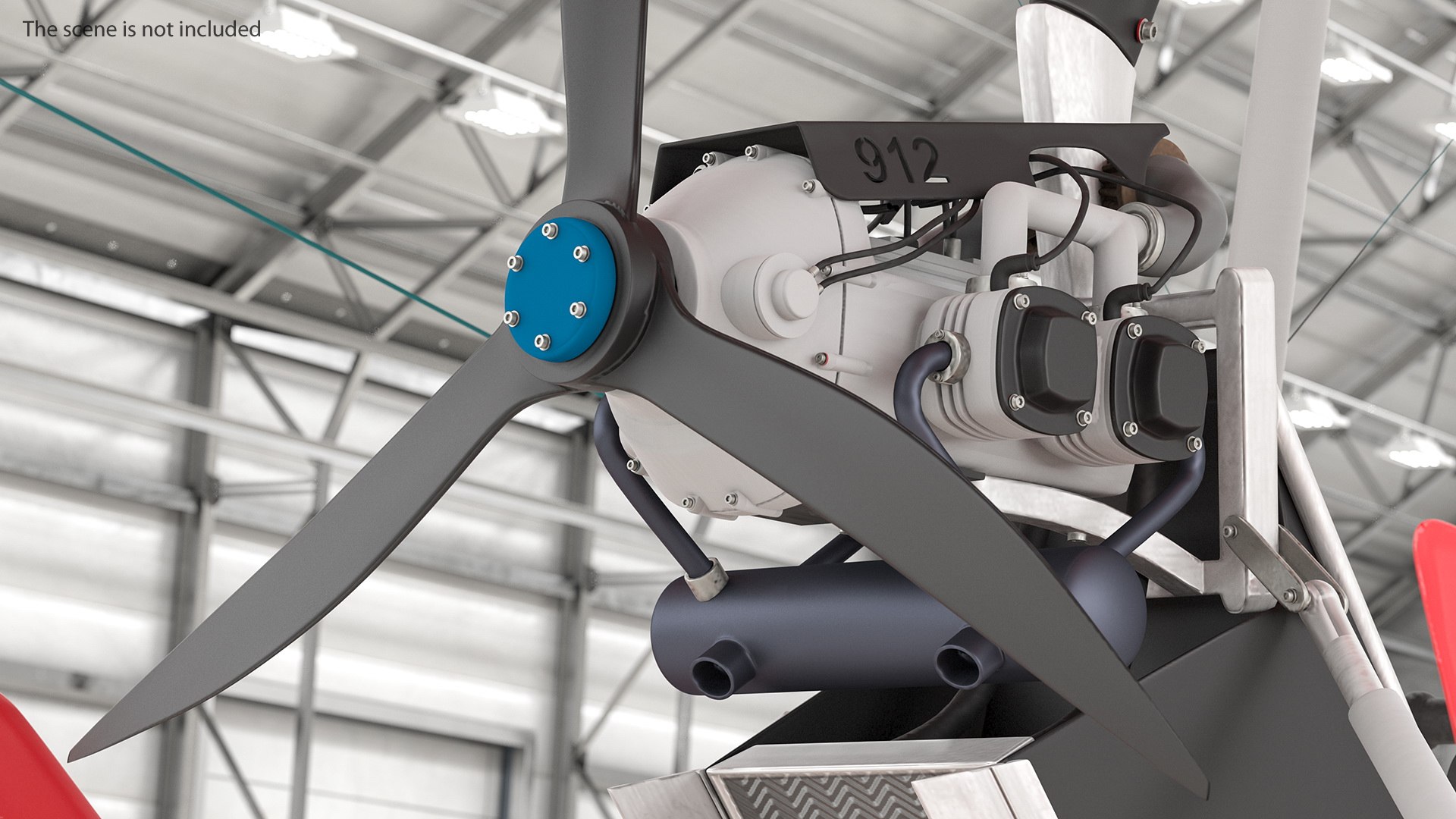 3D Propeller Engine Model - TurboSquid 1565321