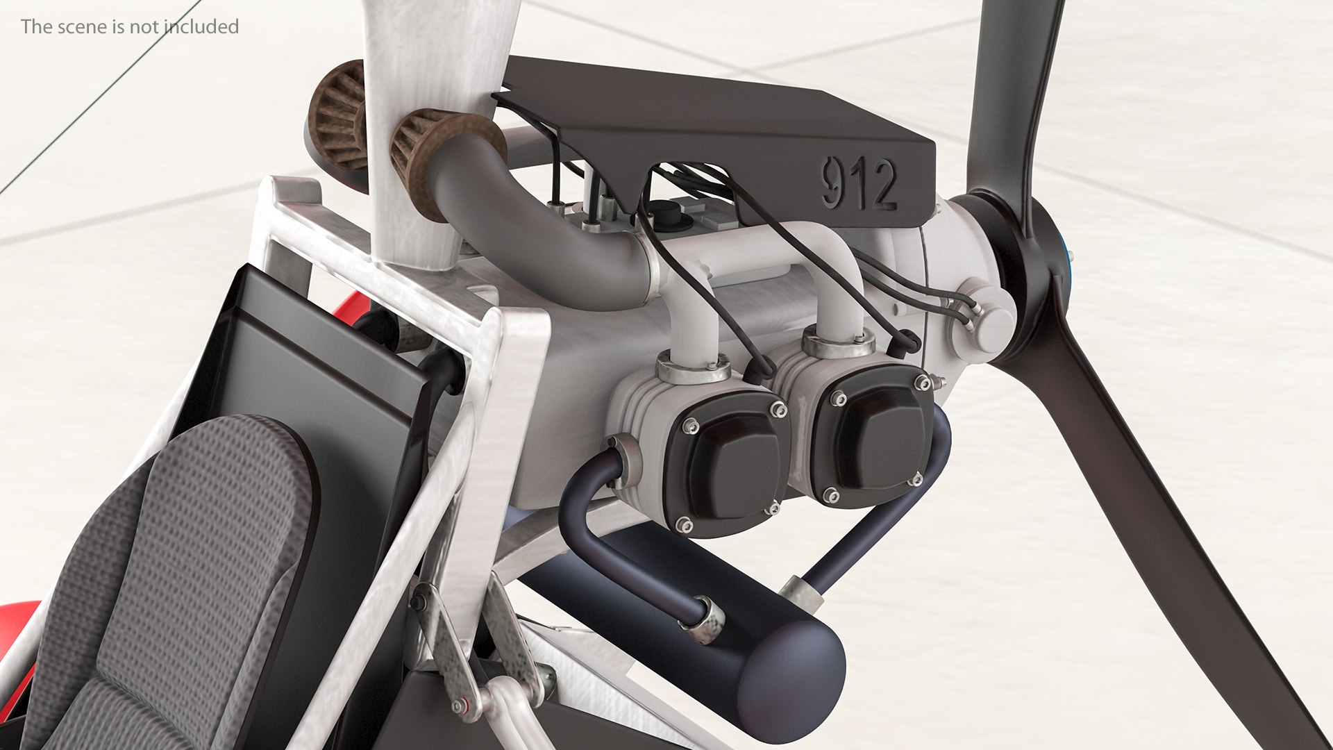 3D Propeller Engine Model - TurboSquid 1565321