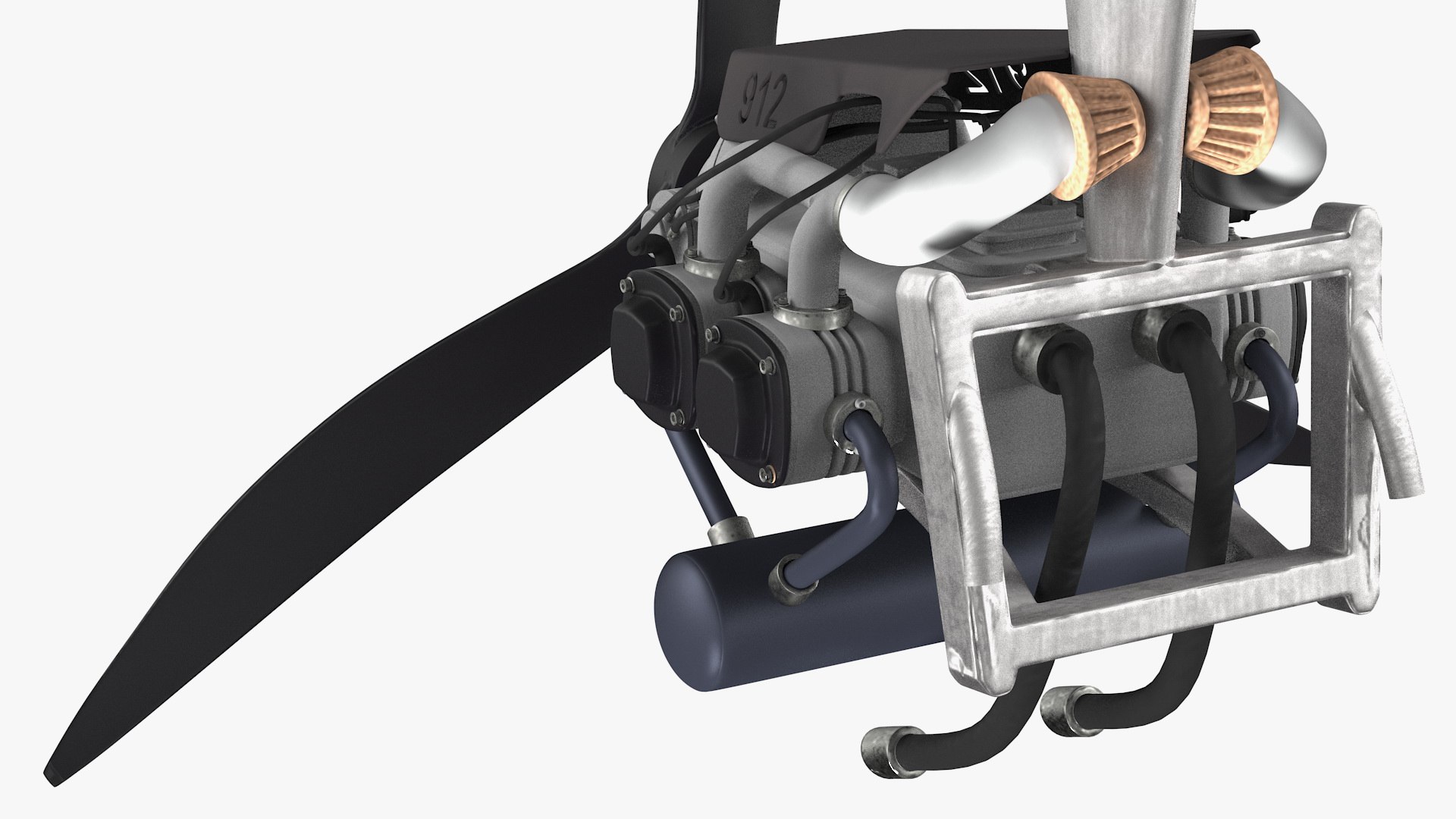 3D Propeller Engine Model - TurboSquid 1565321