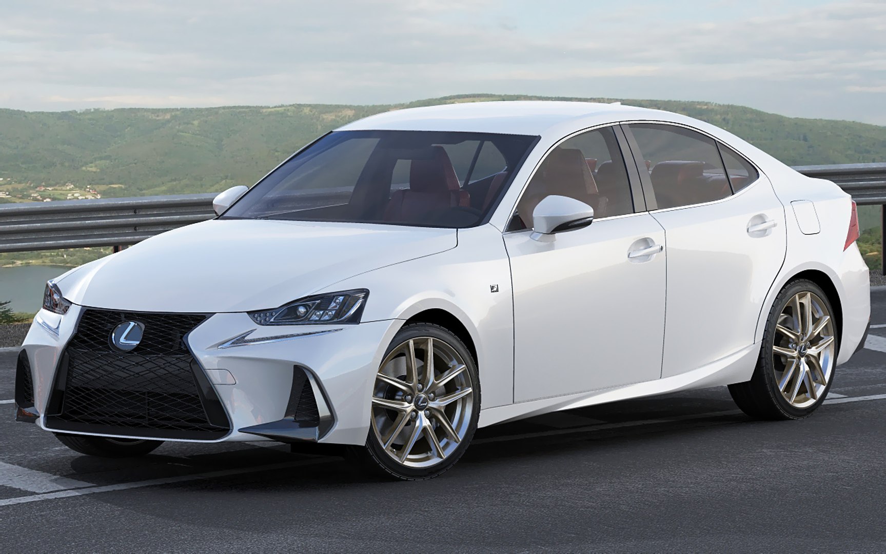 3D Lexus F-sport F Model - TurboSquid 1150127