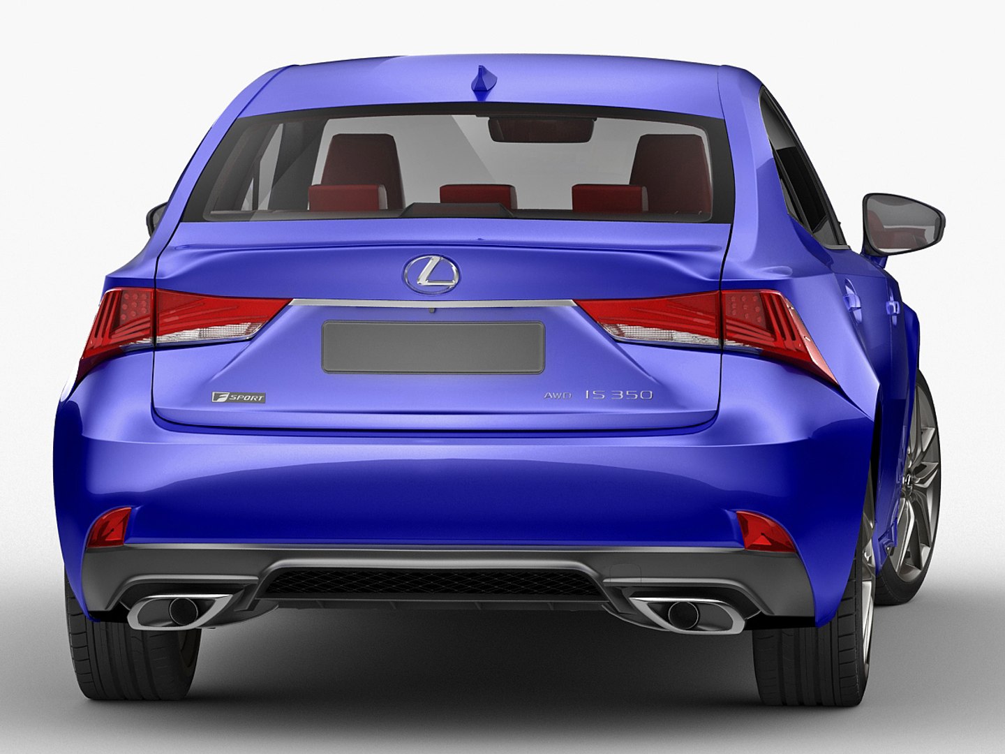 3D Lexus F-sport F Model - TurboSquid 1150127