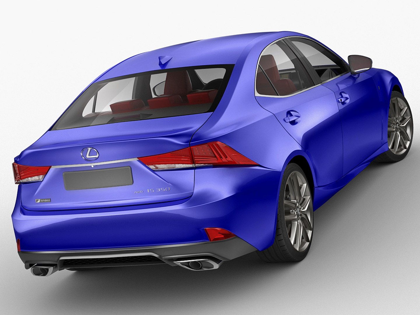 3D Lexus F-sport F Model - TurboSquid 1150127