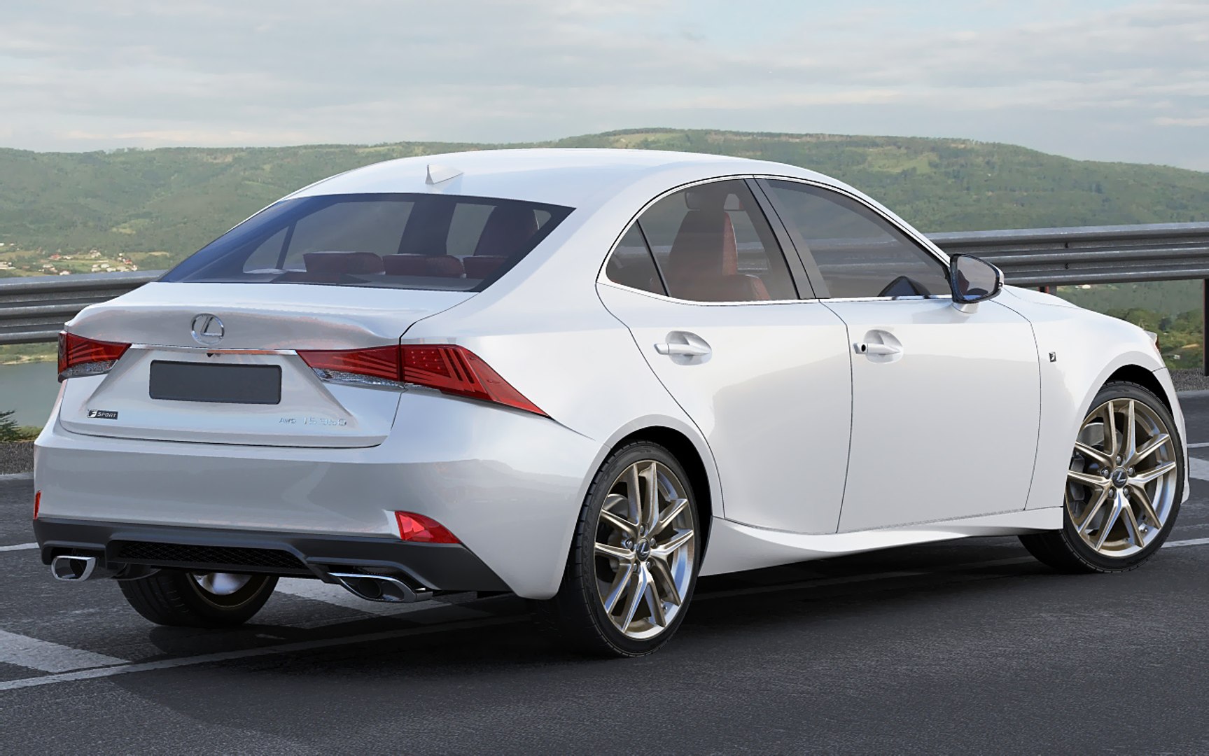 3D Lexus F-sport F Model - TurboSquid 1150127