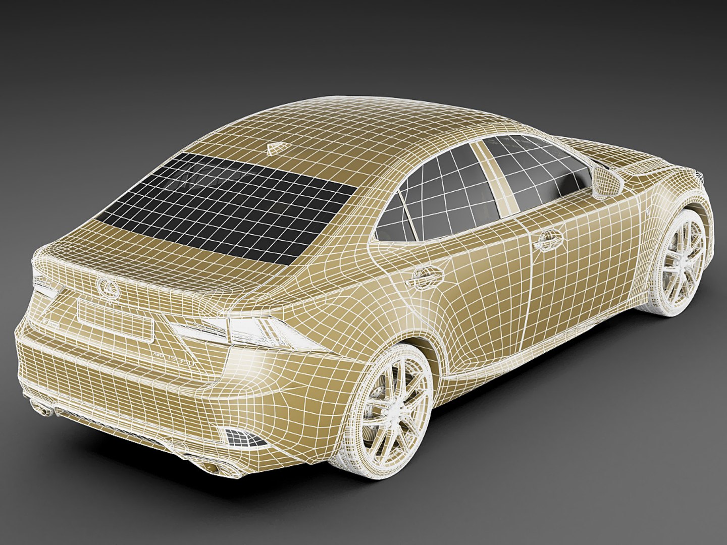 3D Lexus F-sport F Model - TurboSquid 1150127