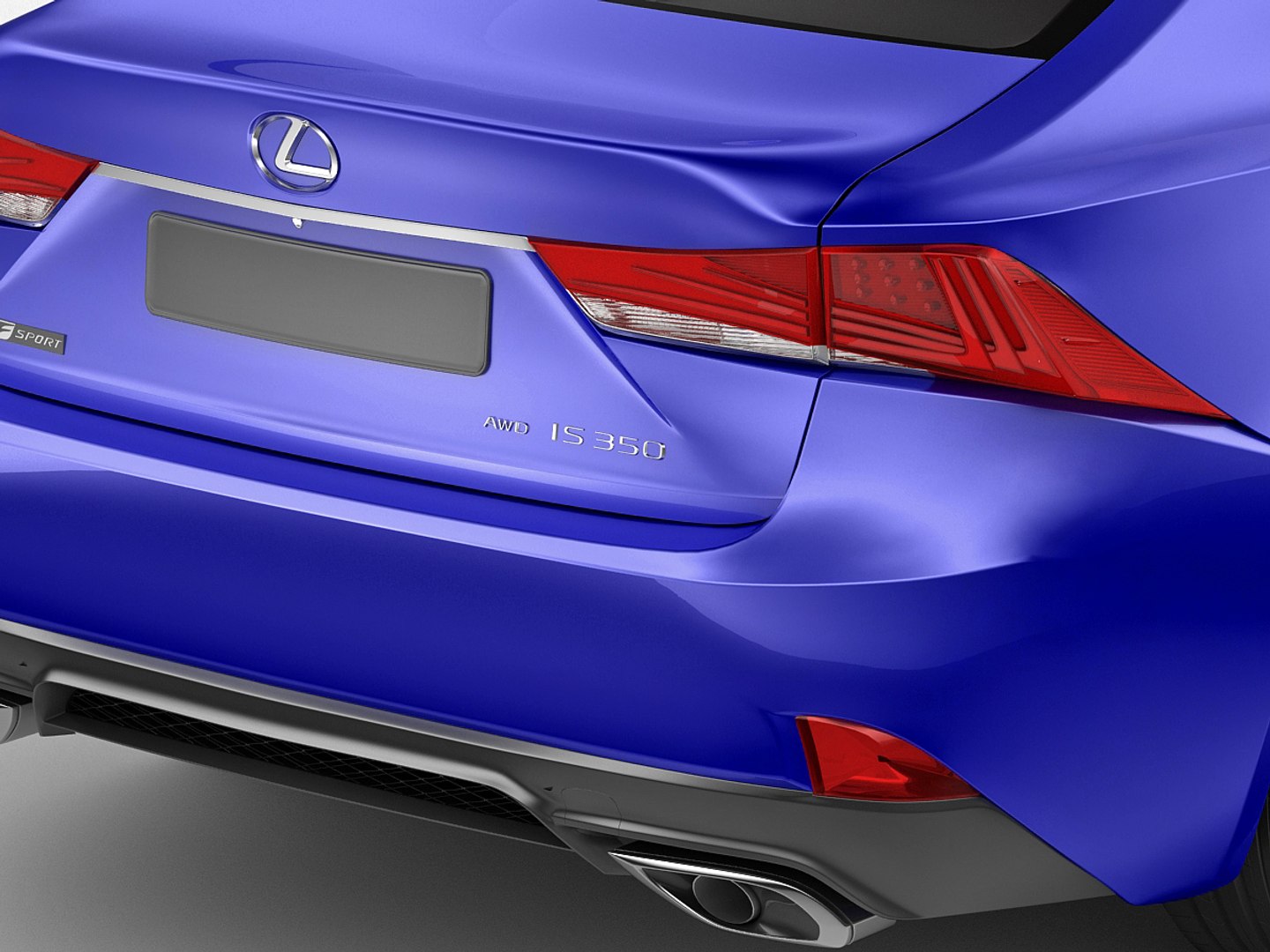 3D Lexus F-sport F Model - TurboSquid 1150127