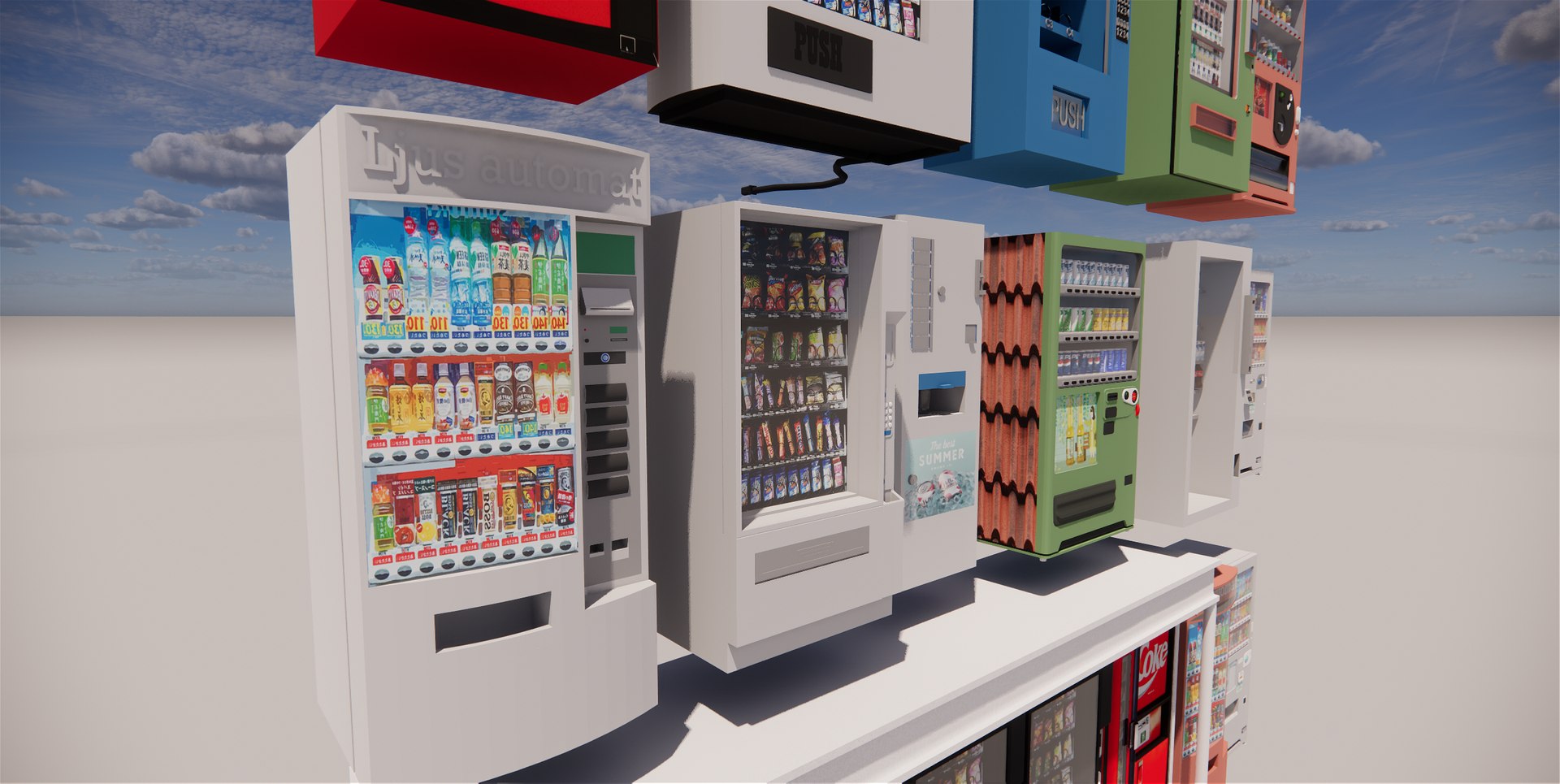 Vending Machines Collection-A2 3D Model - TurboSquid 2096583