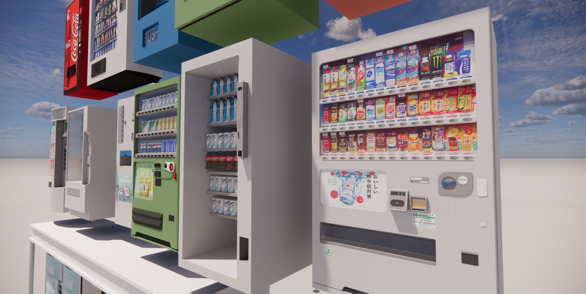 Vending Machines Collection-A2 3D Model - TurboSquid 2096583