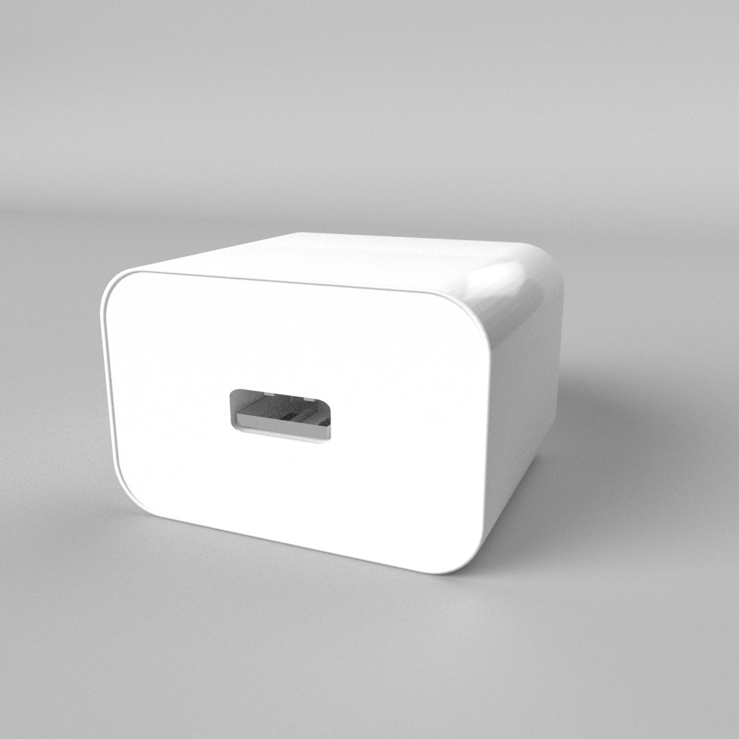 Phone charger v2 3D model - TurboSquid 1574137