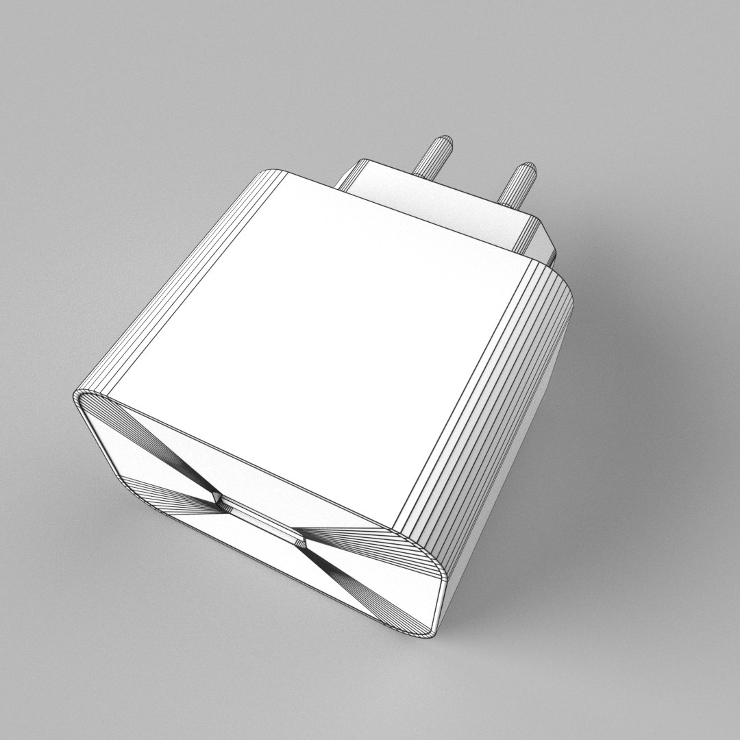 Phone charger v2 3D model - TurboSquid 1574137