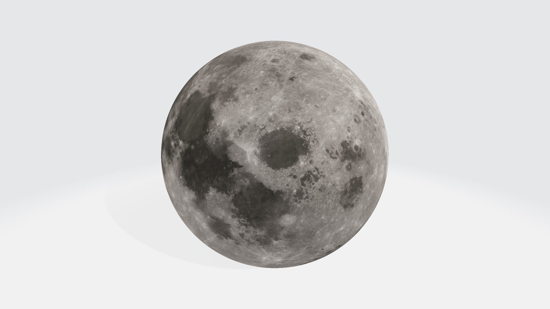 3D Model The Moon - TurboSquid 2299560