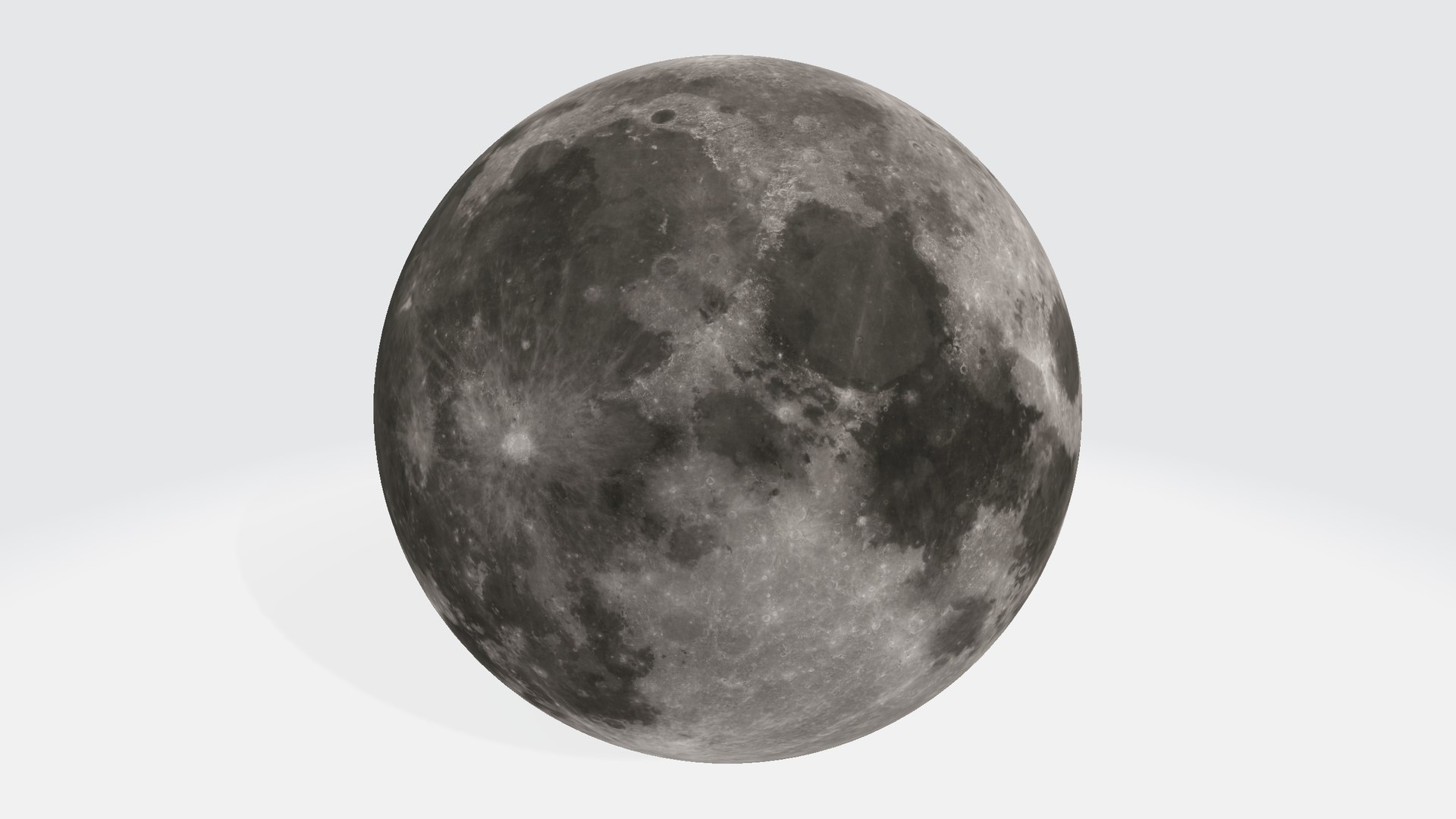 3D Model The Moon - TurboSquid 2299560