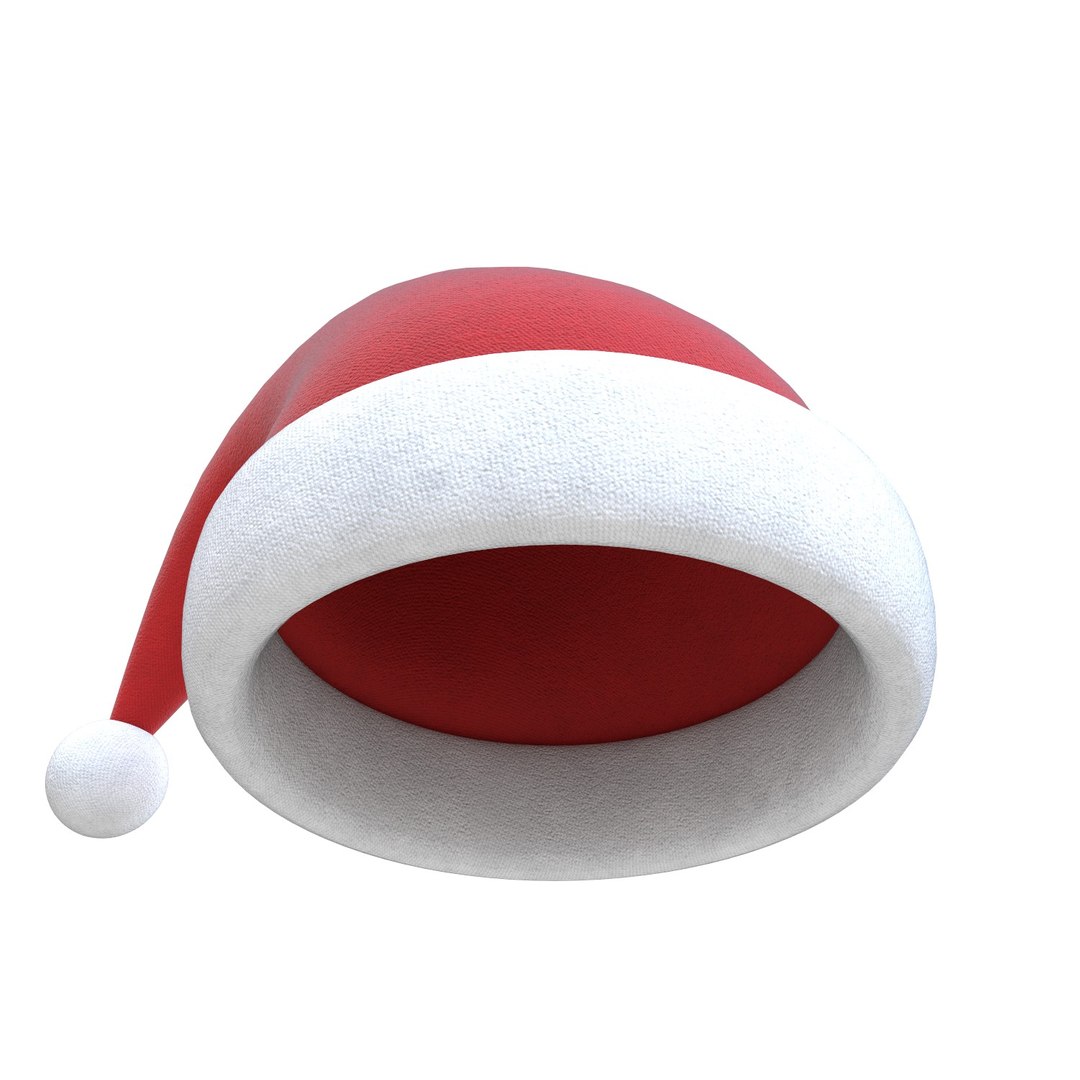Christmas Santa Claus Hat Model - TurboSquid 1666928